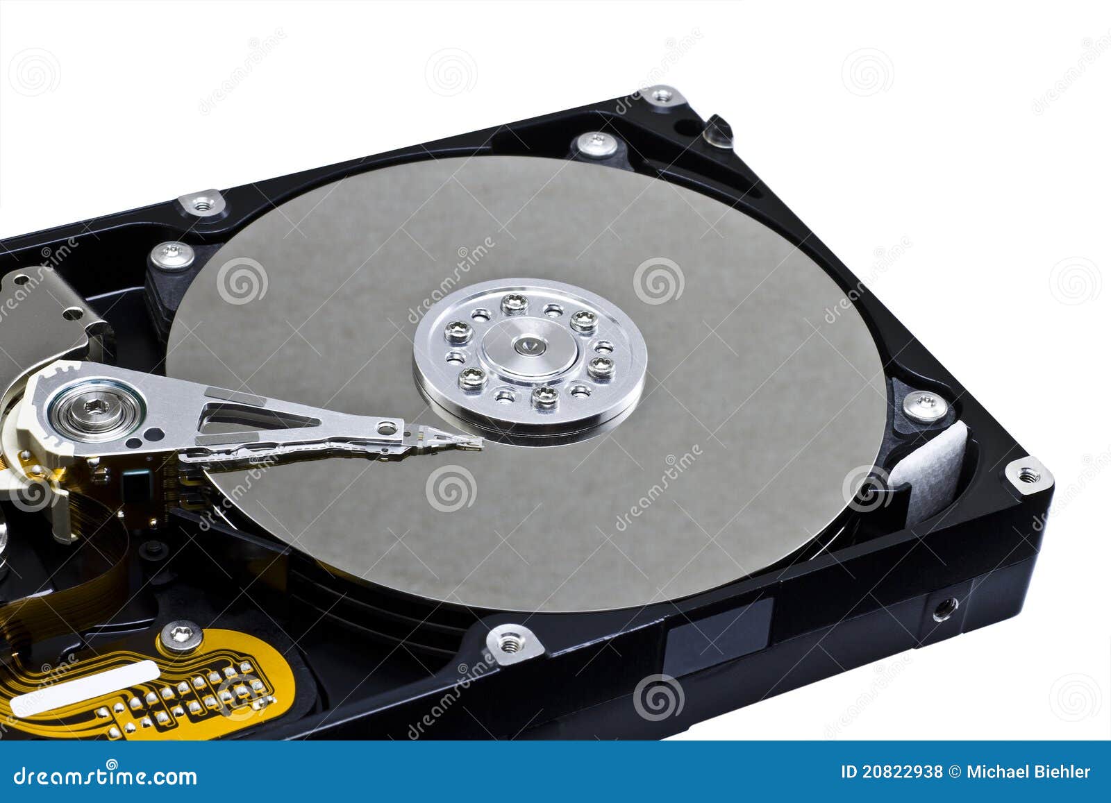 Open hard disk stock photo. Image of horizontal, backup - 20822938