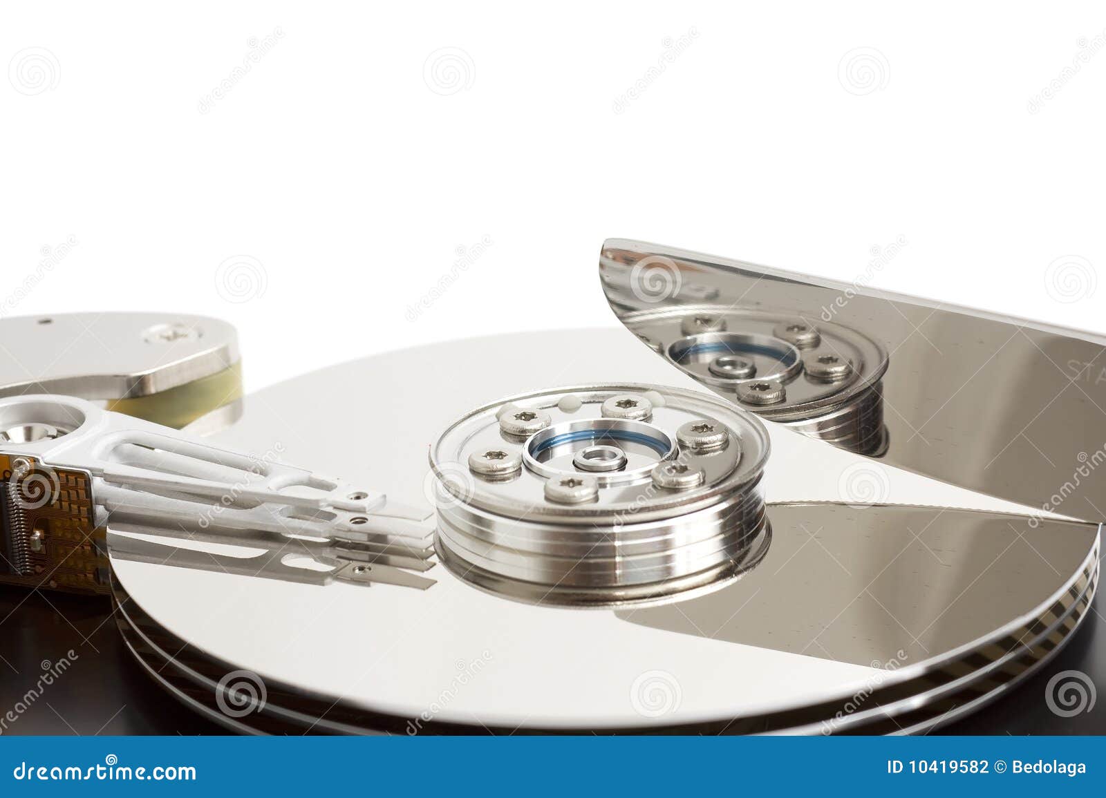 Open hard disk drive stock photo. Image of scsi, removing - 10419582