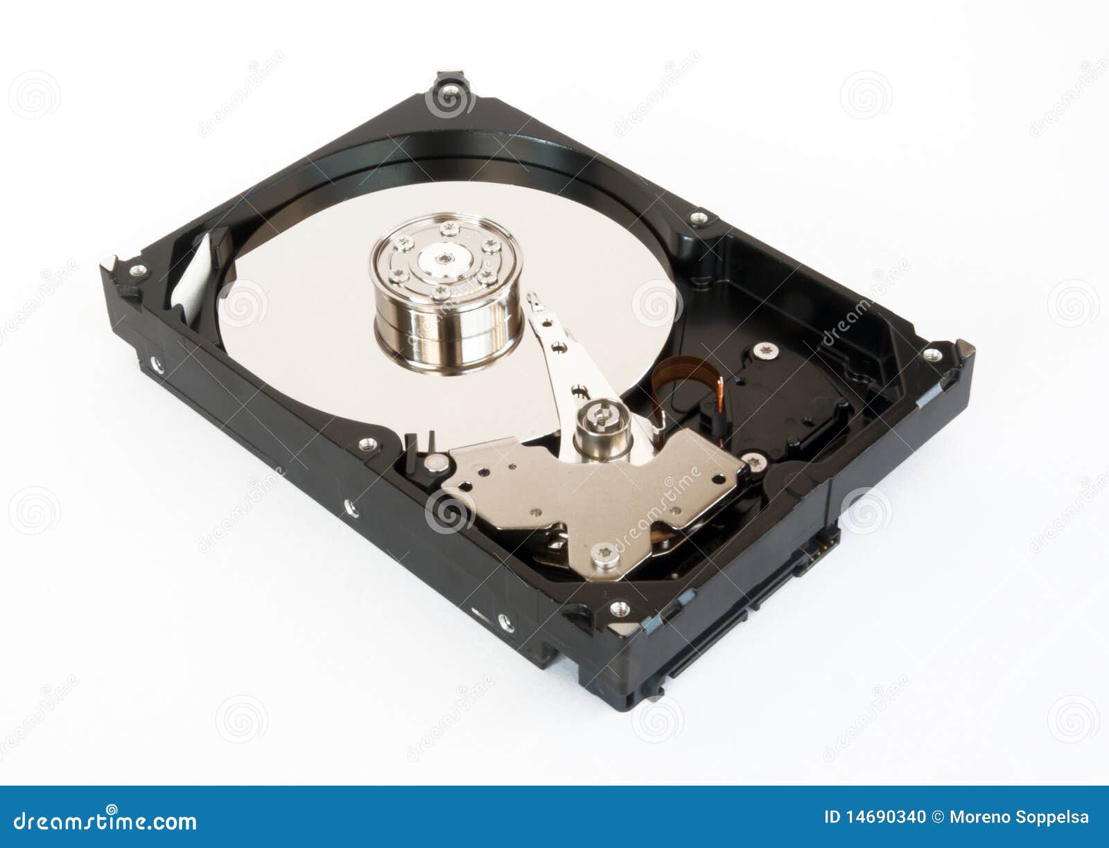 Open Hard Disk (HD) Stock Photo - Image: 14690340