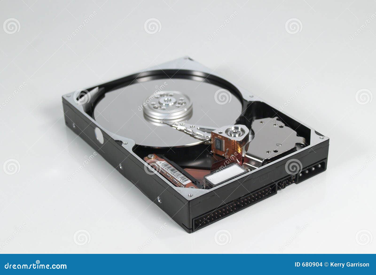 Open hard drive stock photo. Image of platter, computer - 680904