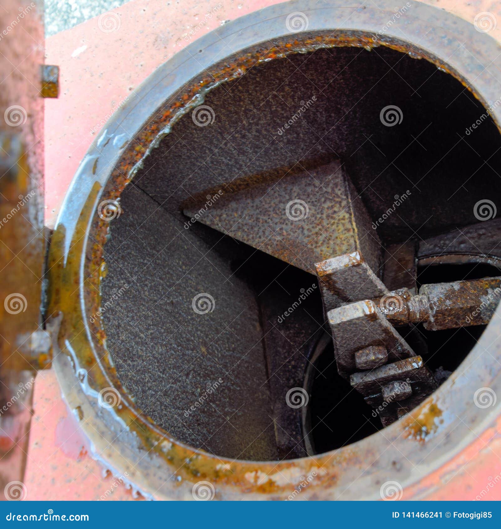 Open the Hatch Opening Valve of the Water Discharge Pipe Stock Image ... Open the Hatch Opening Valve of the Water Discharge Pipe Stock Image ...