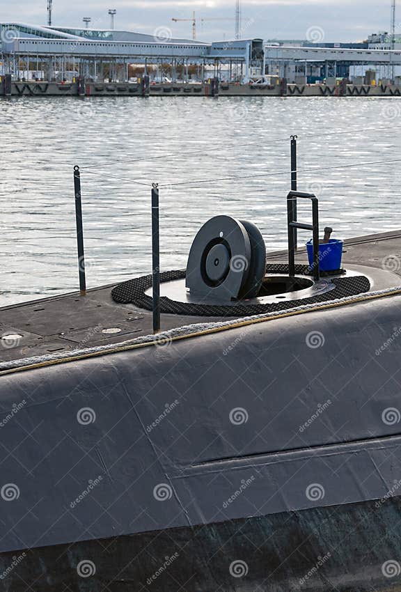 Open hatch in a submarine. stock image. Image of watertight - 53304977