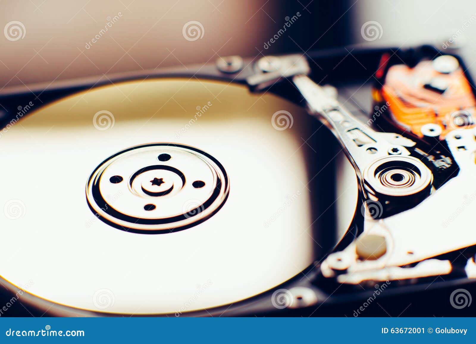 Open Hdd (hard, Disk) from Computer Stock Image - Image of computer ...