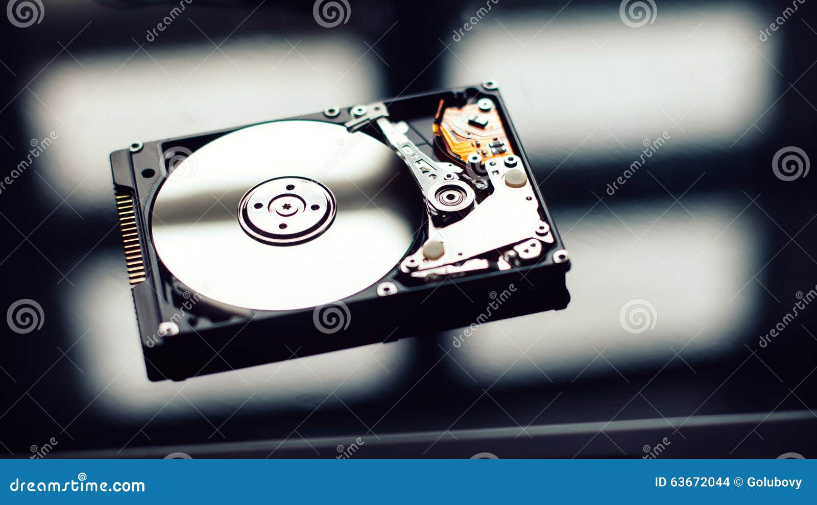 Open Hdd (hard, Disk) from Computer Stock Photo - Image of electronic ...
