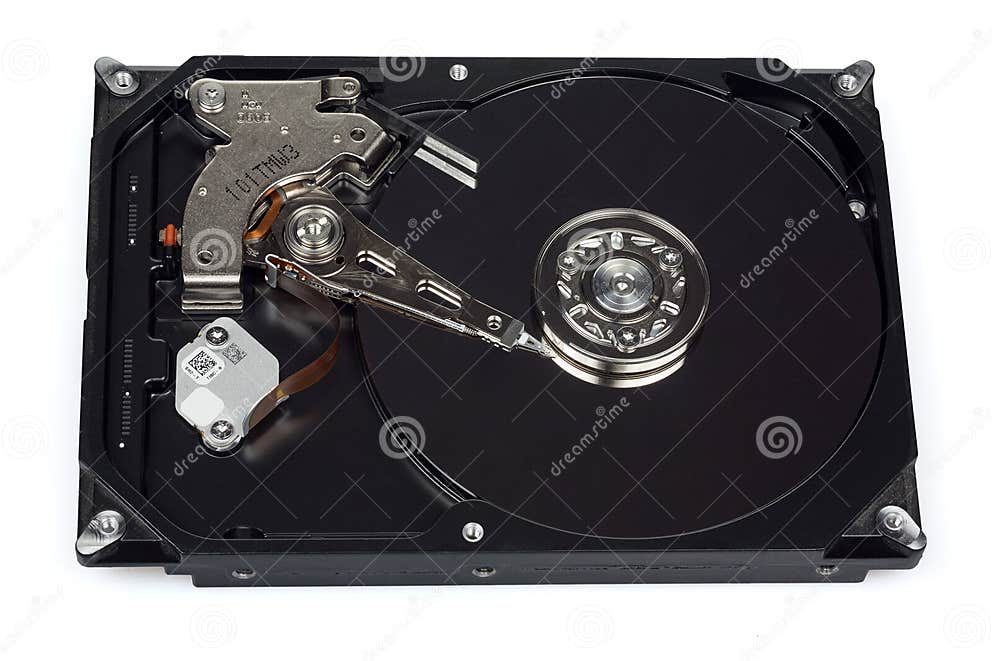 Open HDD storage stock photo. Image of electronics, industry - 63411456