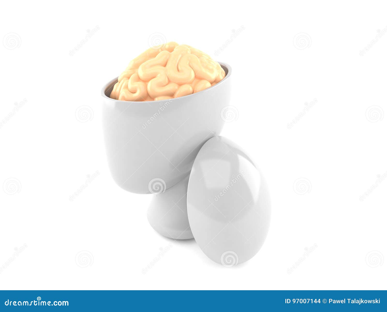Open head concept stock illustration. Illustration of brain - 97007144