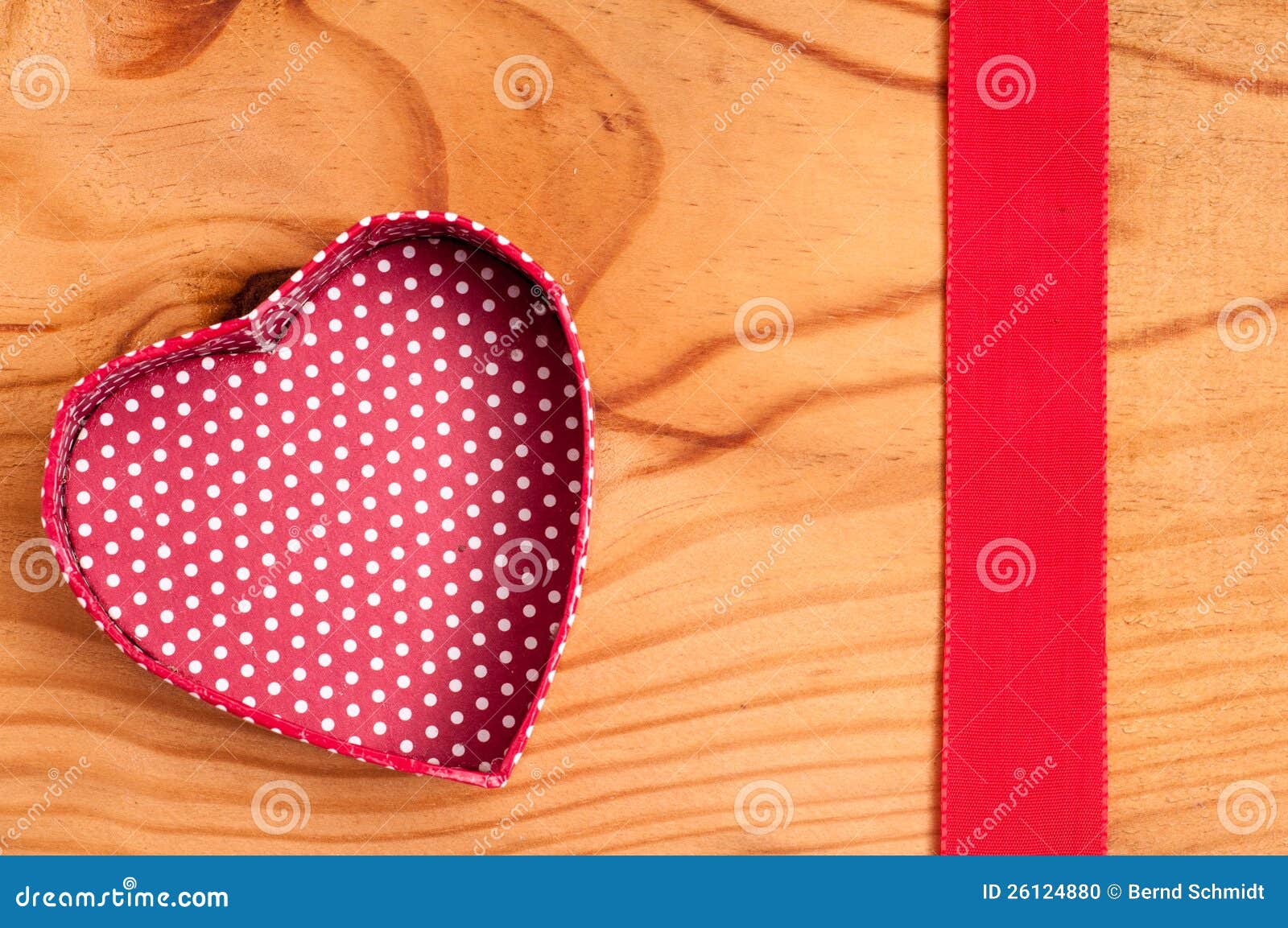 Open heart and red ribbon stock photo. Image of fond - 26124880