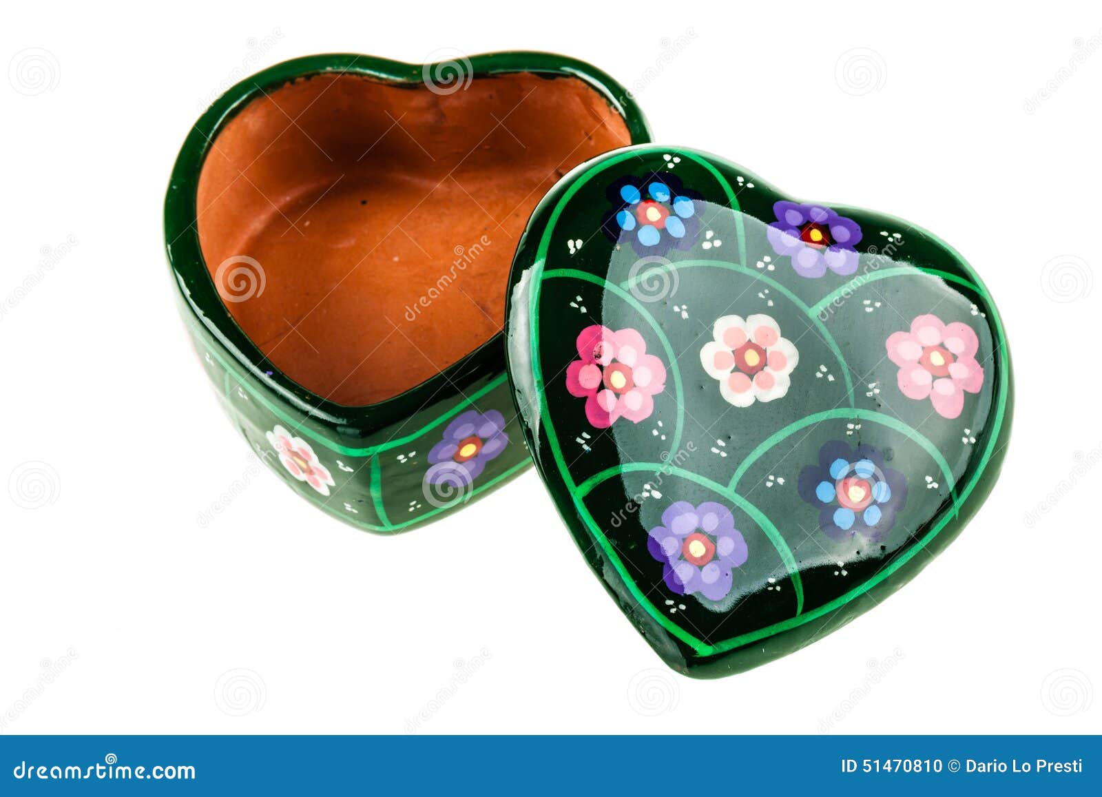Open heart shaped box stock photo. Image of decorated - 51470810