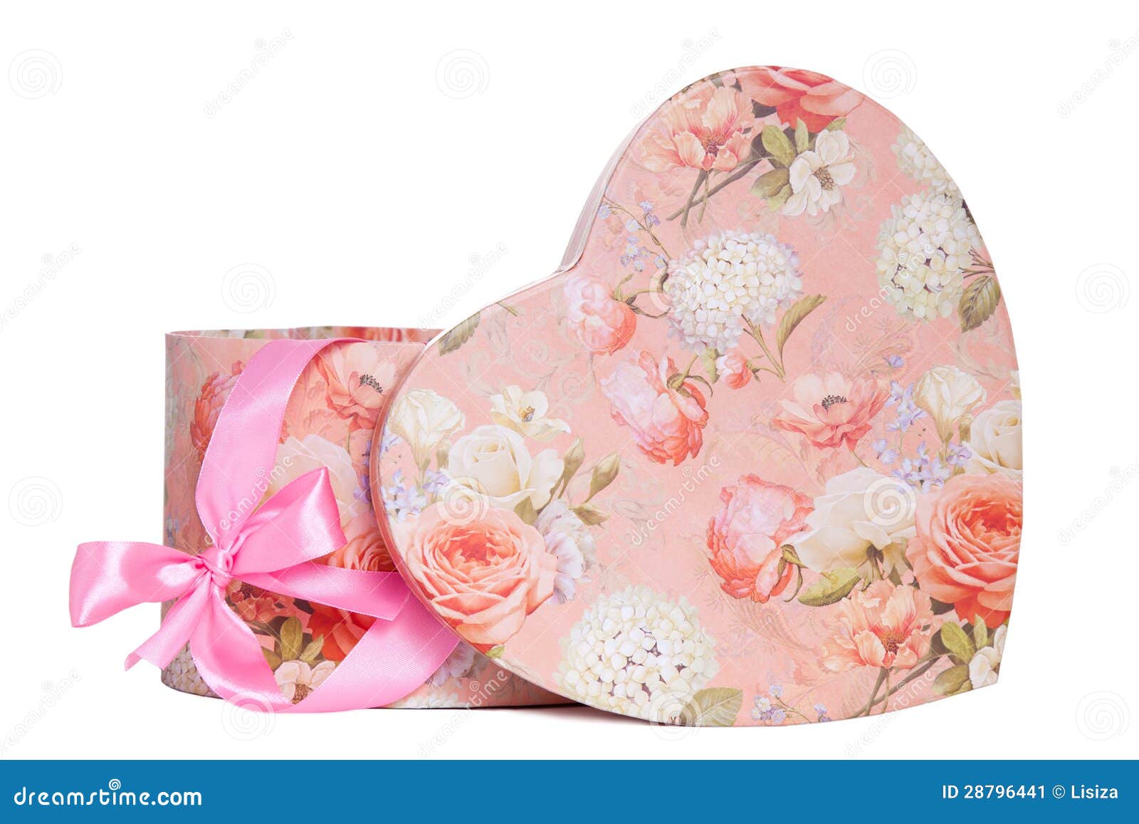 127 Open Heart Shaped Present Box Pink Ribbon Stock Photos - Free ...