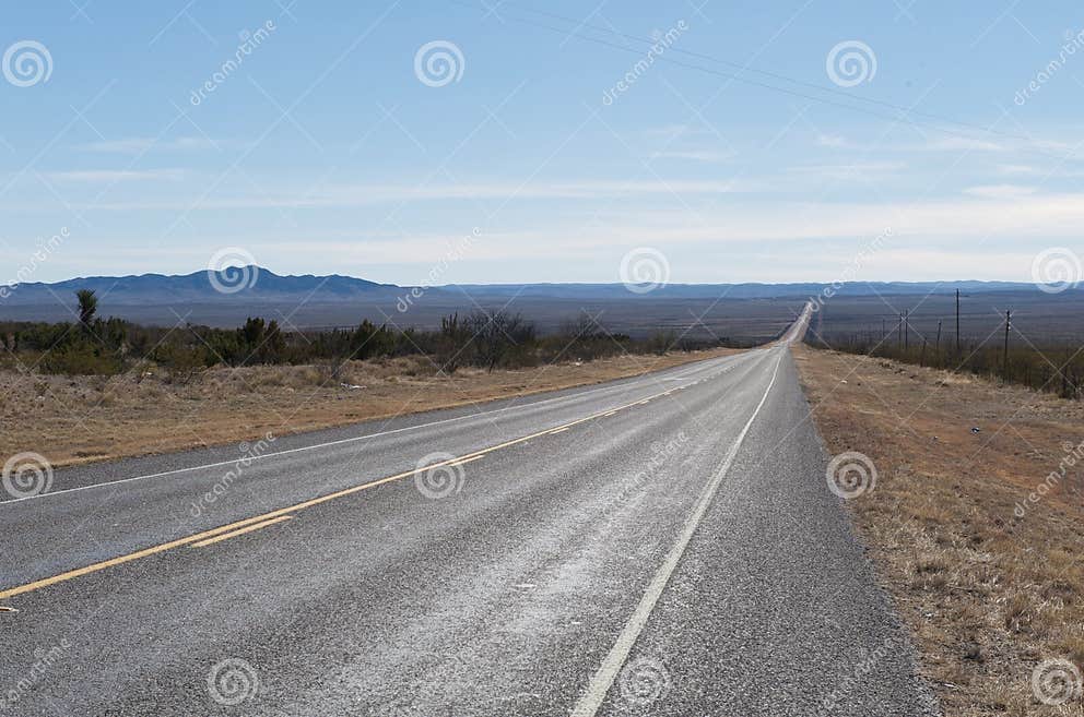 Open Highway in the Texas Hill Country Stock Image - Image of nature ...