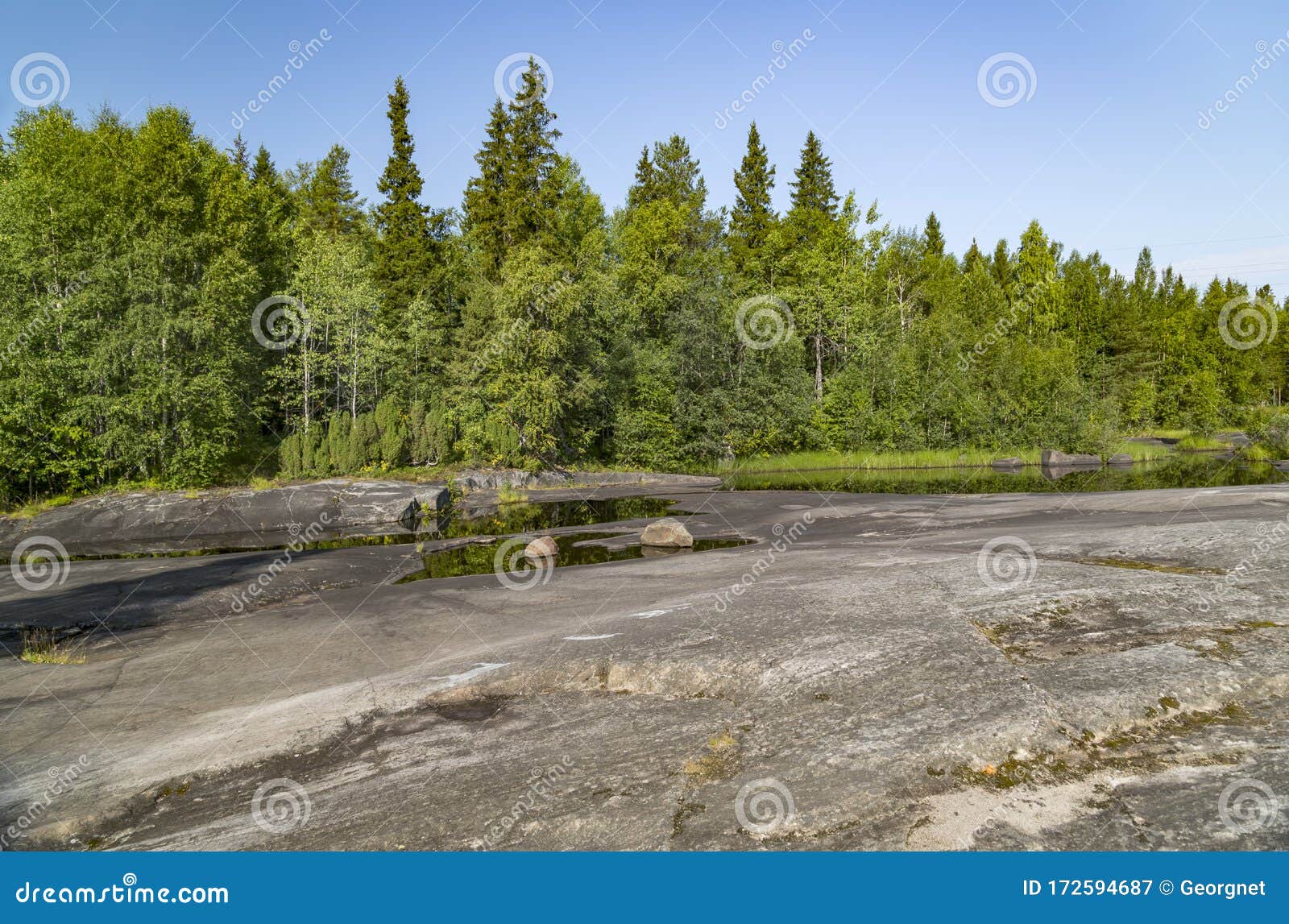 Horizontal Rock Formation Royalty-Free Stock Photography ...