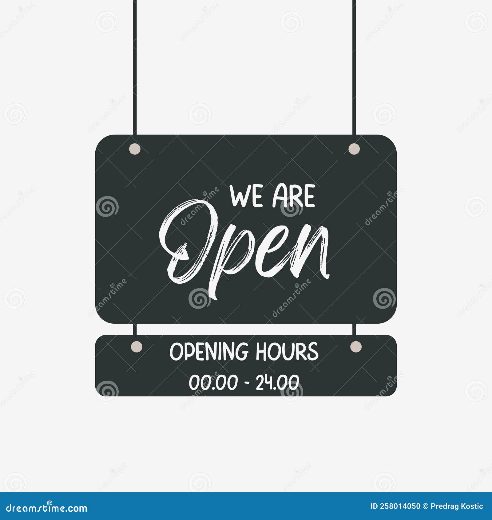 Open 24 hours banner stock photo. Image of white, lighting - 258014050