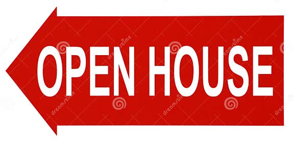 Open House. stock image. Image of house, sign, estate - 4938683