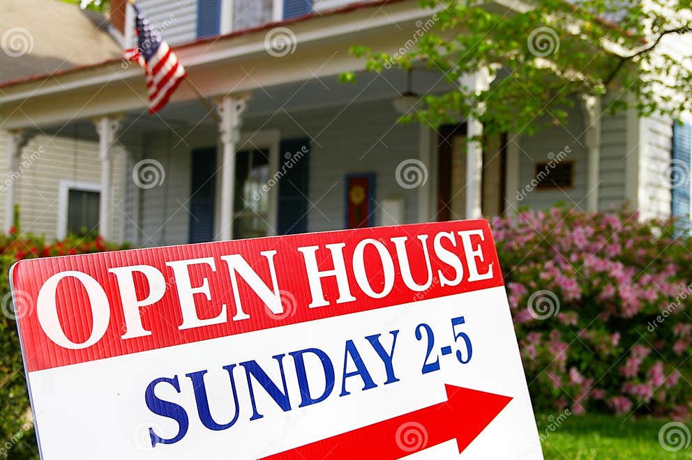 Open house stock image. Image of agent, buyer, rate, neighborhood - 4968989
