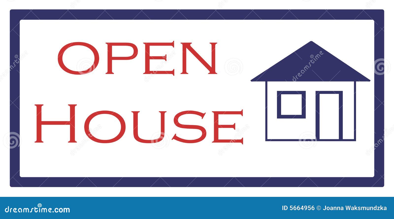 Open house stock illustration. Illustration of home, show - 5664956