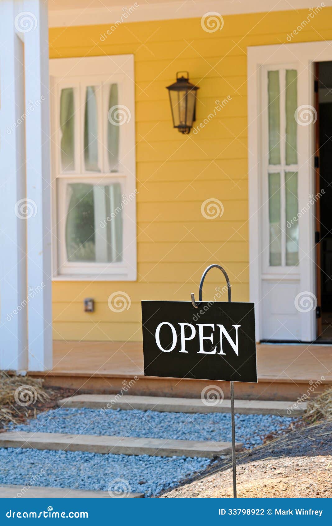 Open House stock photo. Image of home, estate, real, advertising - 33798922