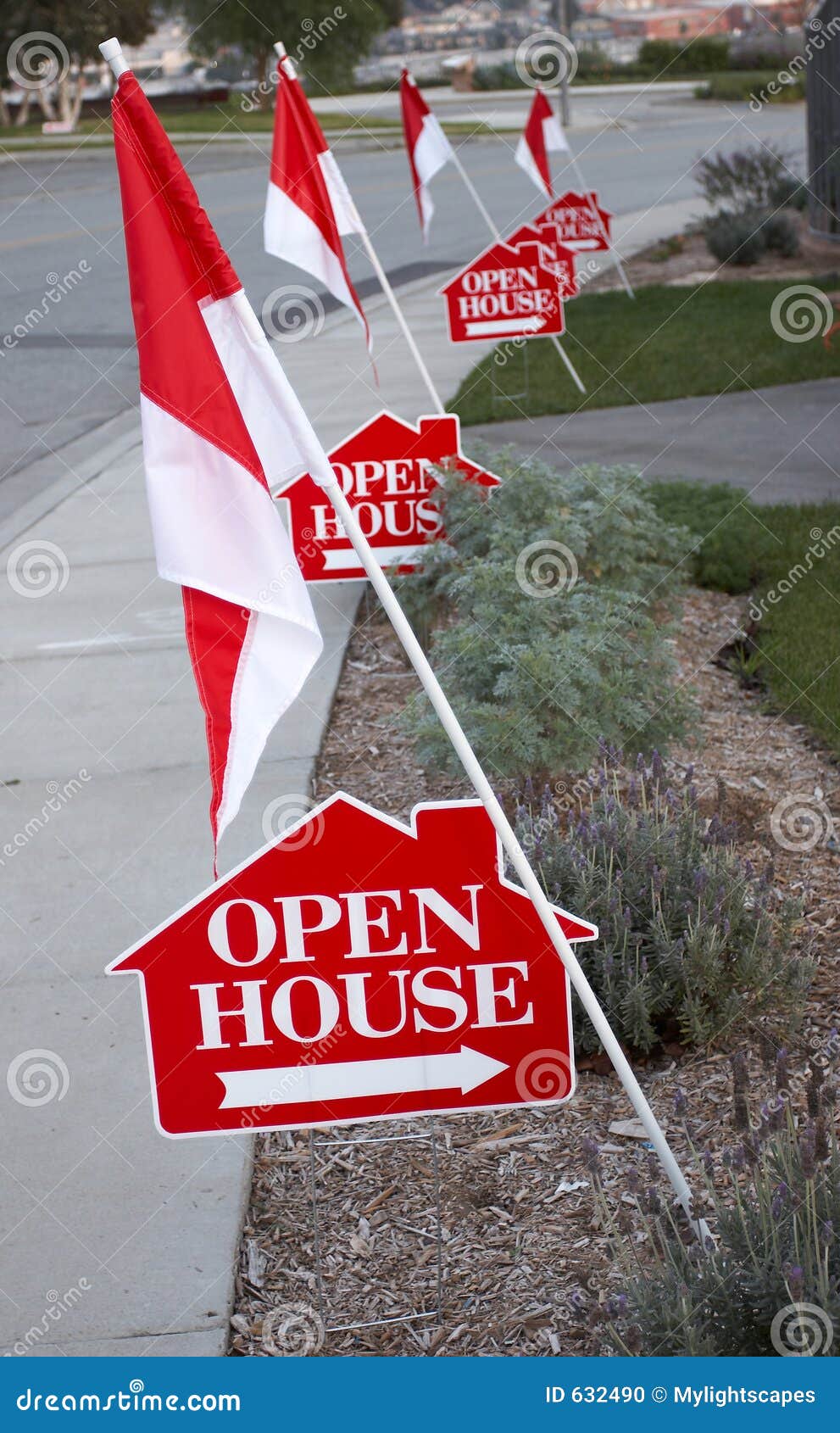 Open house signs stock photo. Image of escrow, lending - 632490