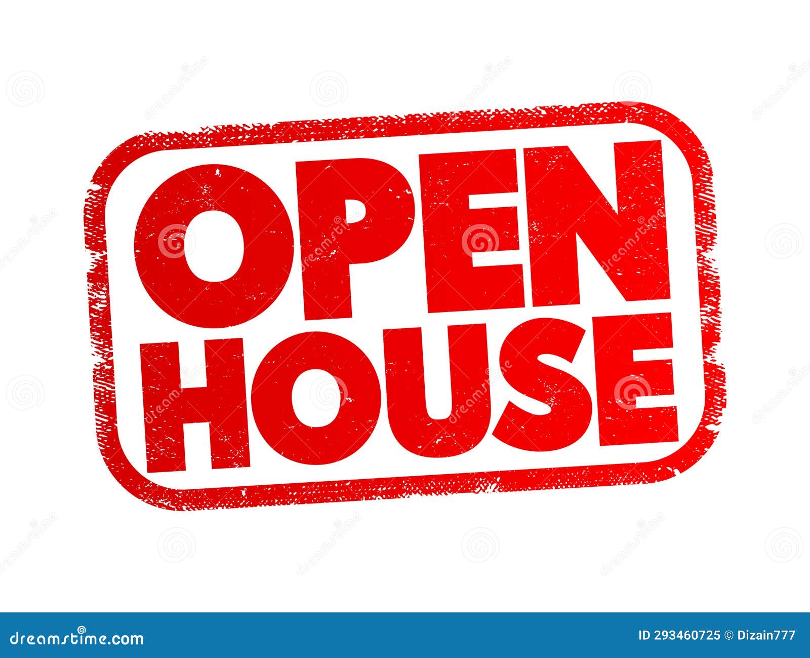 Open House Text Stamp, Concept Background Stock Illustration ...