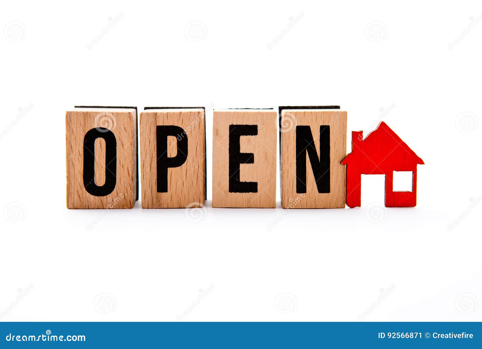 Open House stock image. Image of opening, icon, open - 92566871