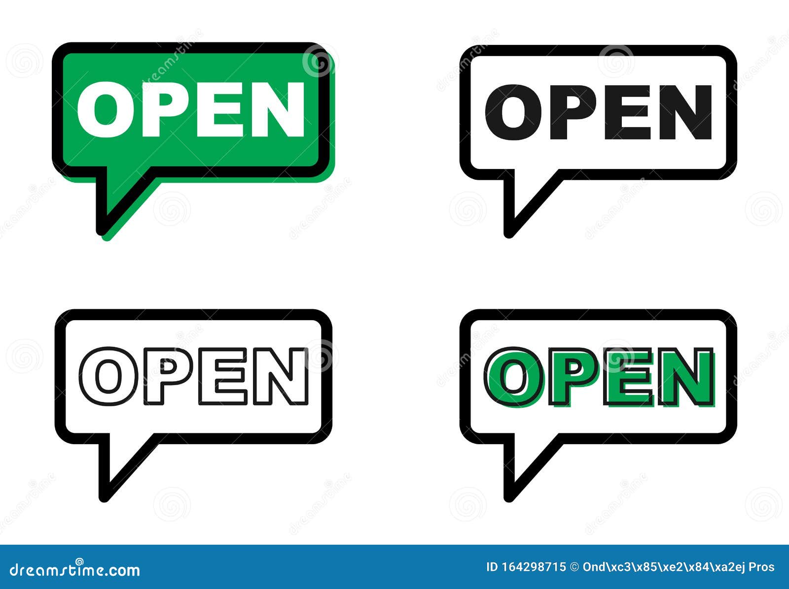 Open Icon Chat, Messenger Vector for Your Website. Modern Symbol for ...