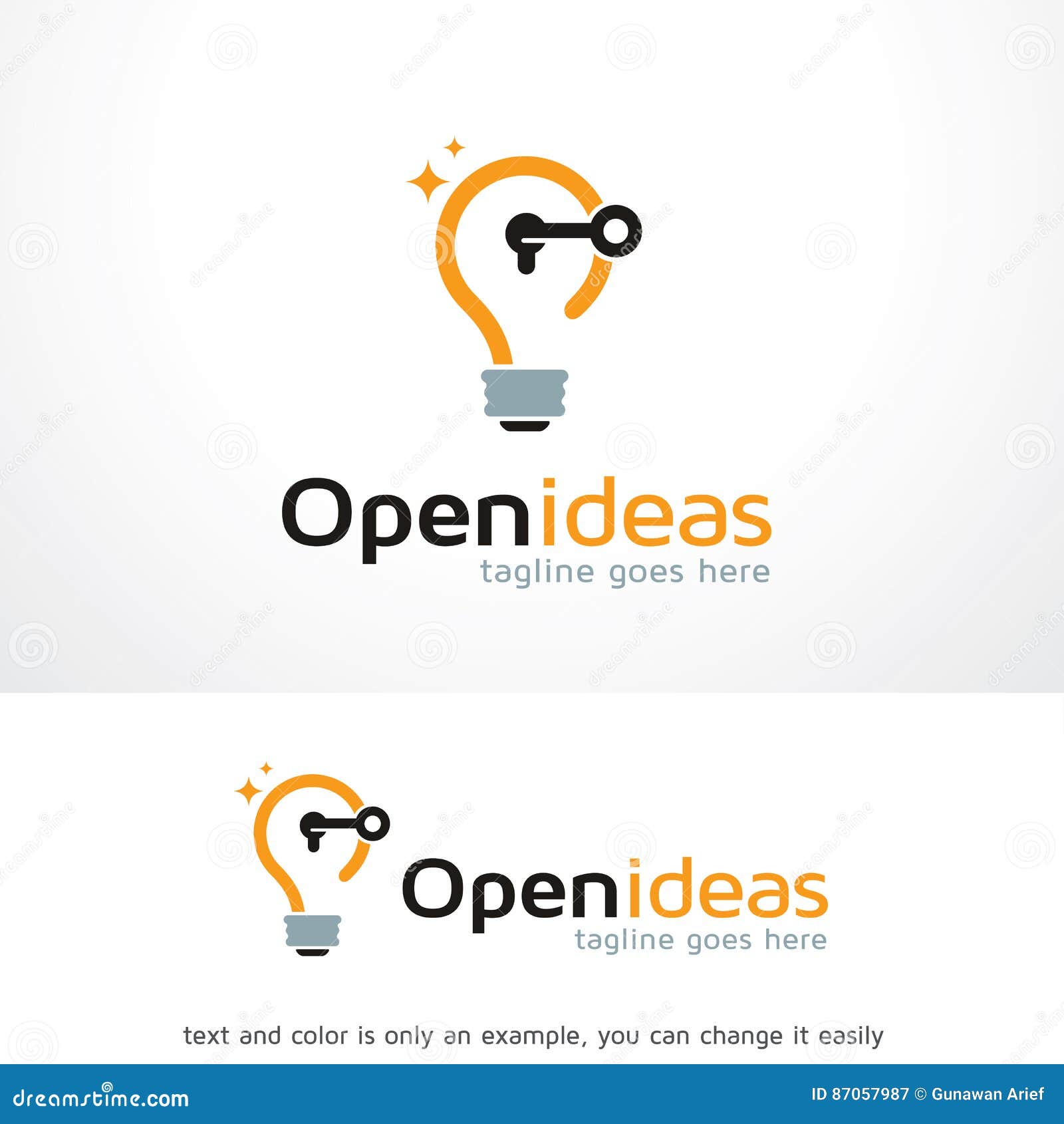 Open Ideas Logo Template Design Vector Stock Vector - Illustration of ...