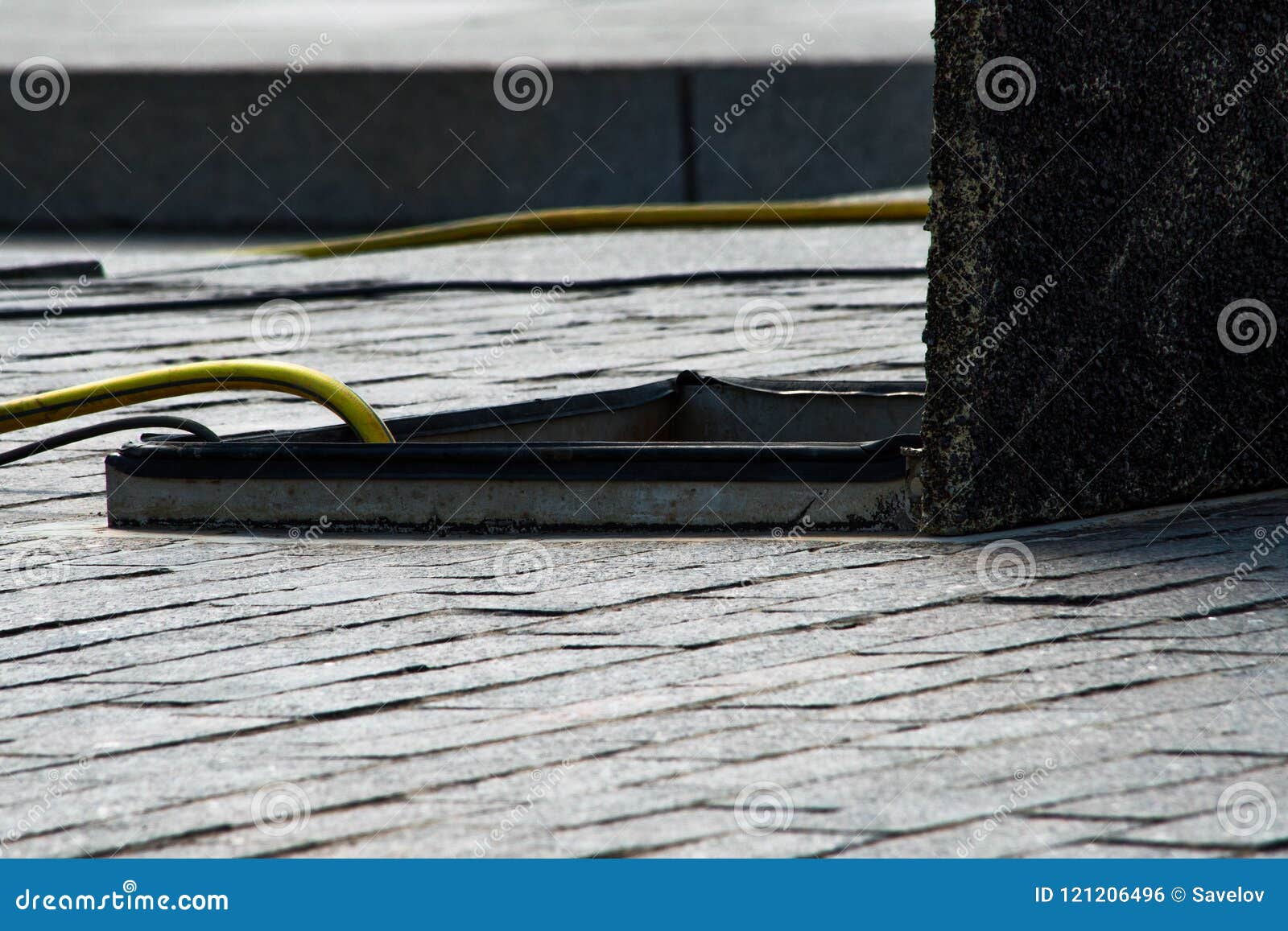 Open Industrial Hatch with Wires Stock Photo - Image of industrial ...