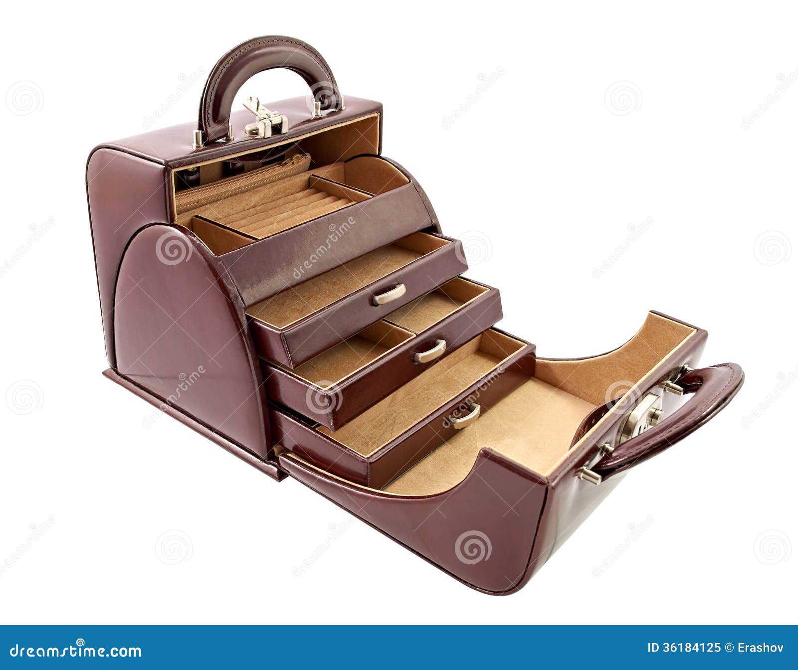 Open jewelry box stock image. Image of accessories, jewelery - 36184125