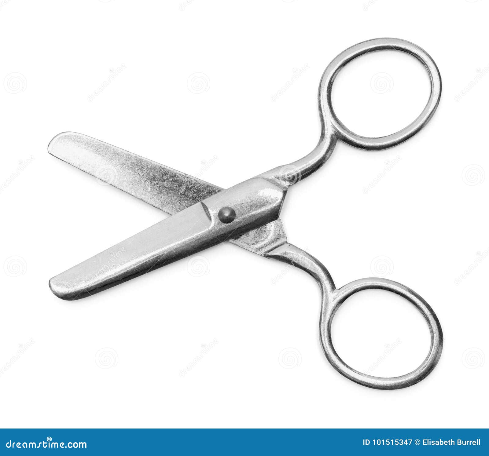 Open Kids Scissors stock image. Image of school, isolated - 101515347