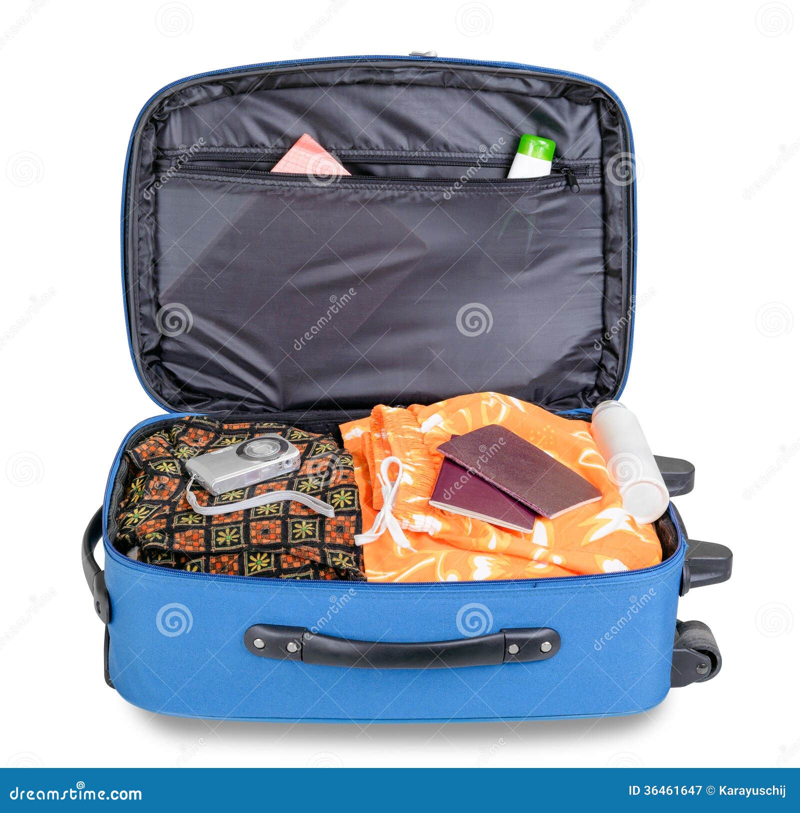 Open Koffer stock afbeelding. Image of draag, voorbereiding - 36461647