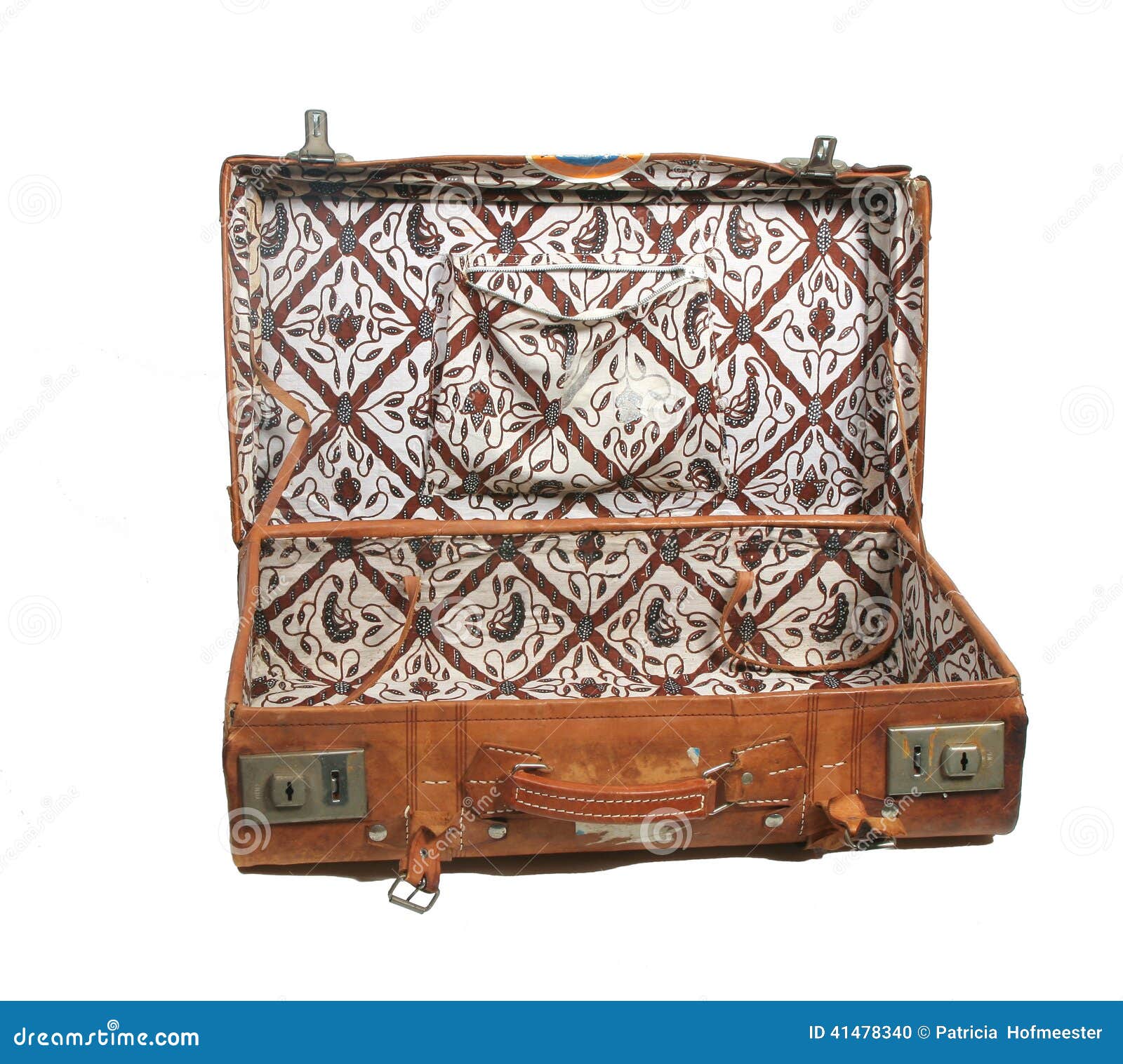 Open koffer stock foto. Image of retro, handvat, leer - 41478340