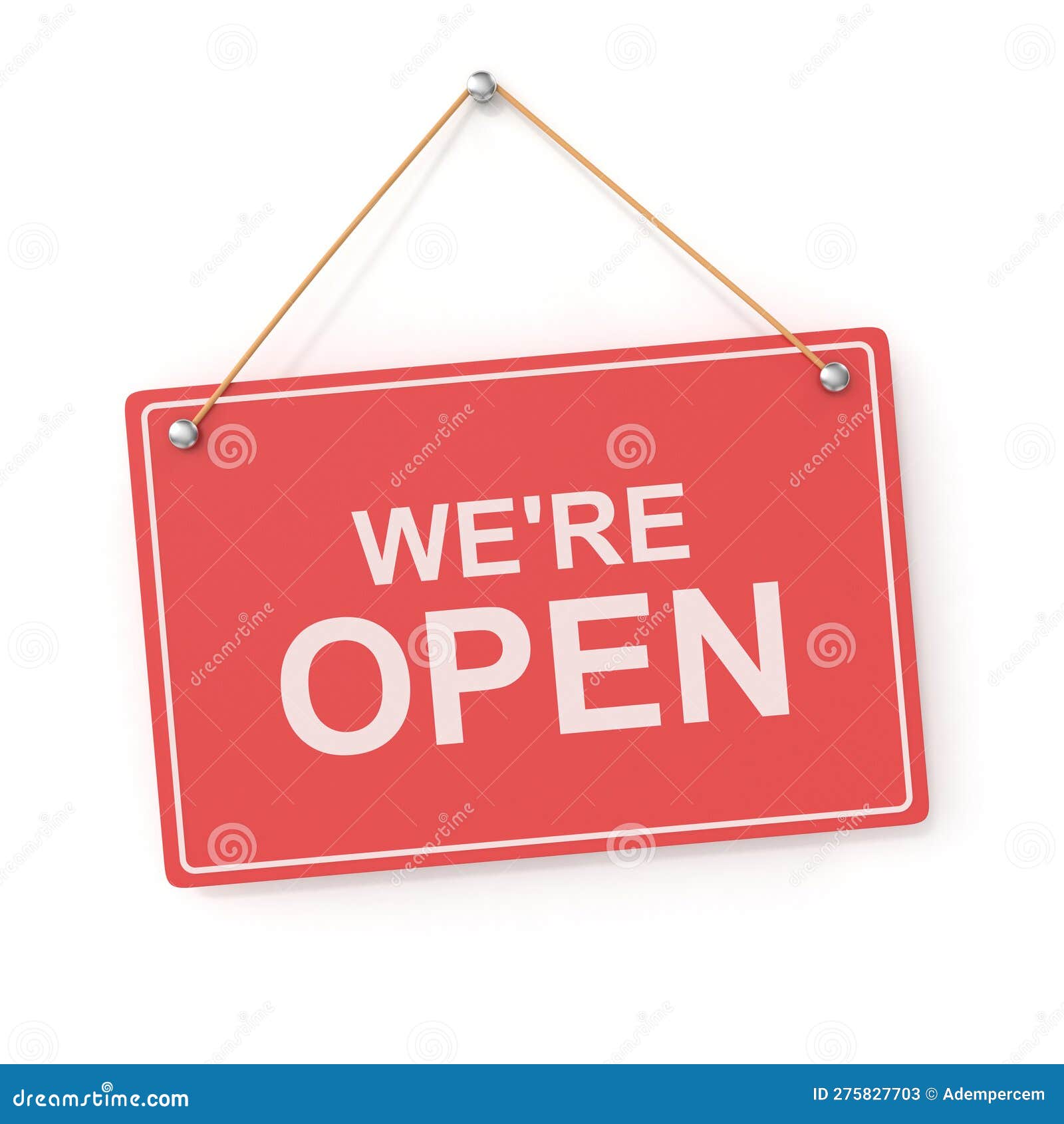 We are open label stock illustration. Illustration of label - 275827703