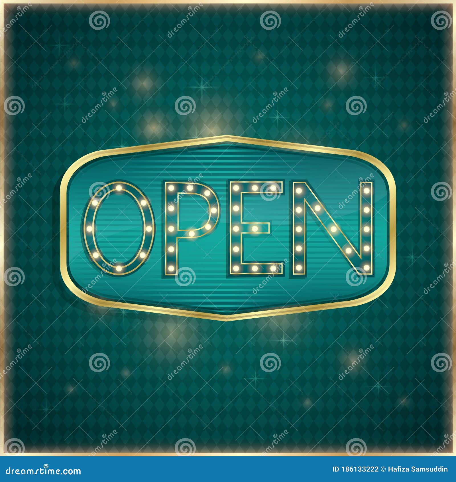 Open Label. Vector Illustration Decorative Design Stock Illustration ...