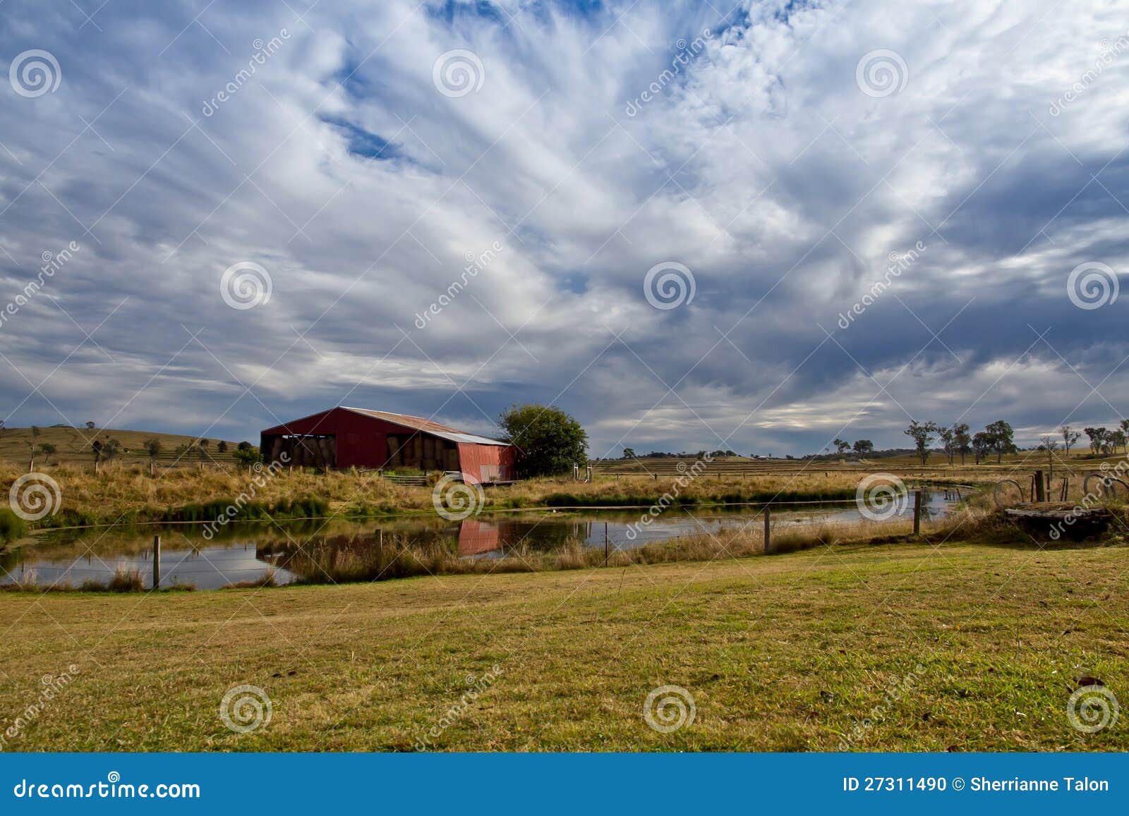 Open landscape stock photo. Image of blue, australia - 27311490