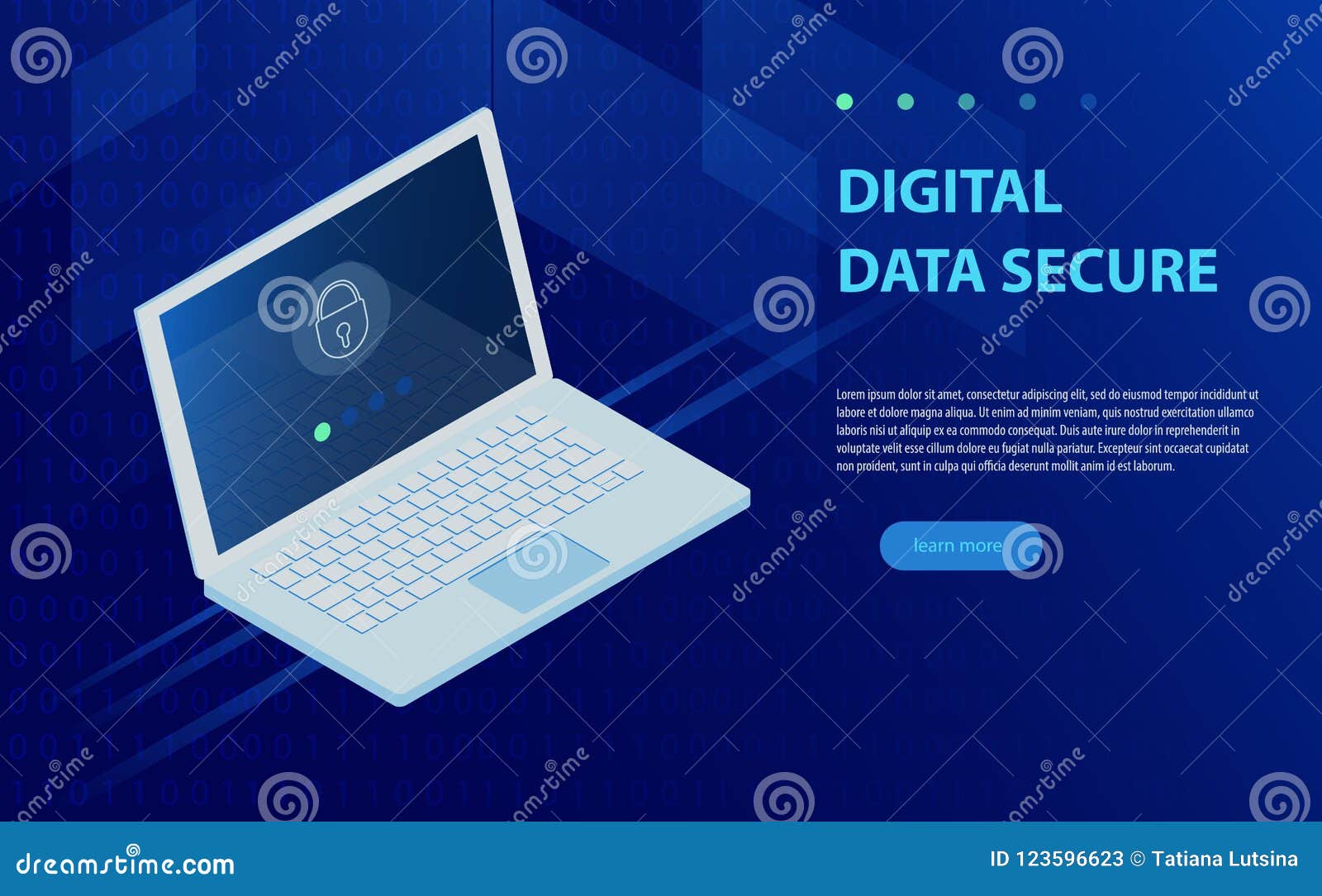 Open Laptop with Authorization Form on Screen, Personal Data Protection ...