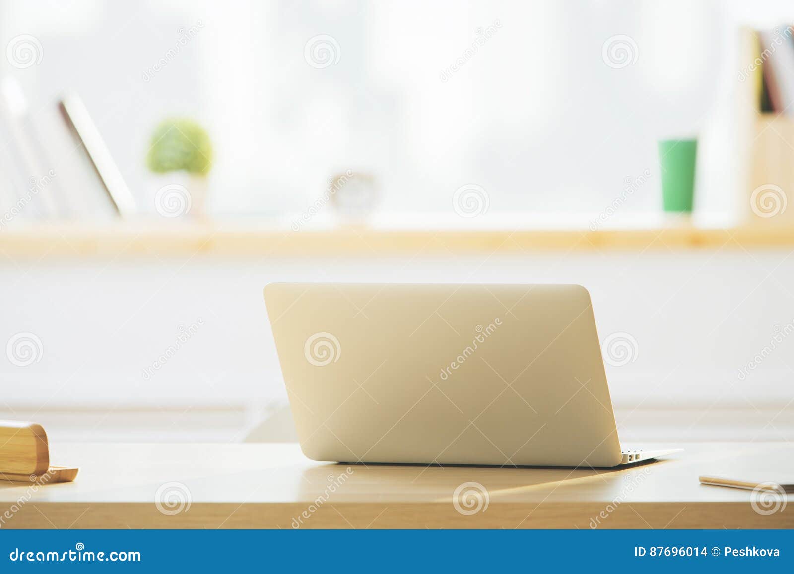 Open laptop back stock photo. Image of laptop, blurry - 87696014