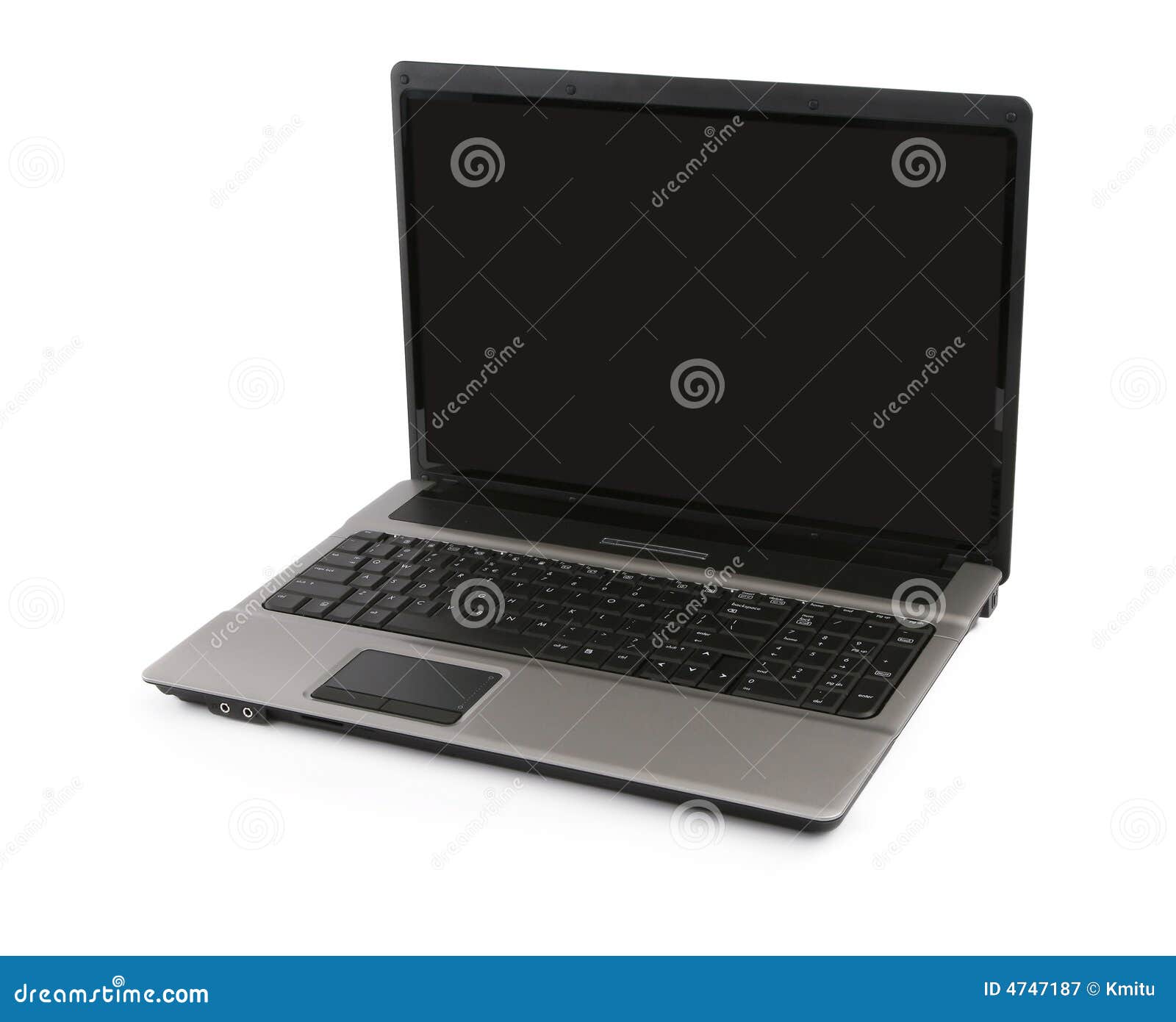 Open laptop computer stock image. Image of keys, laptop - 4747187
