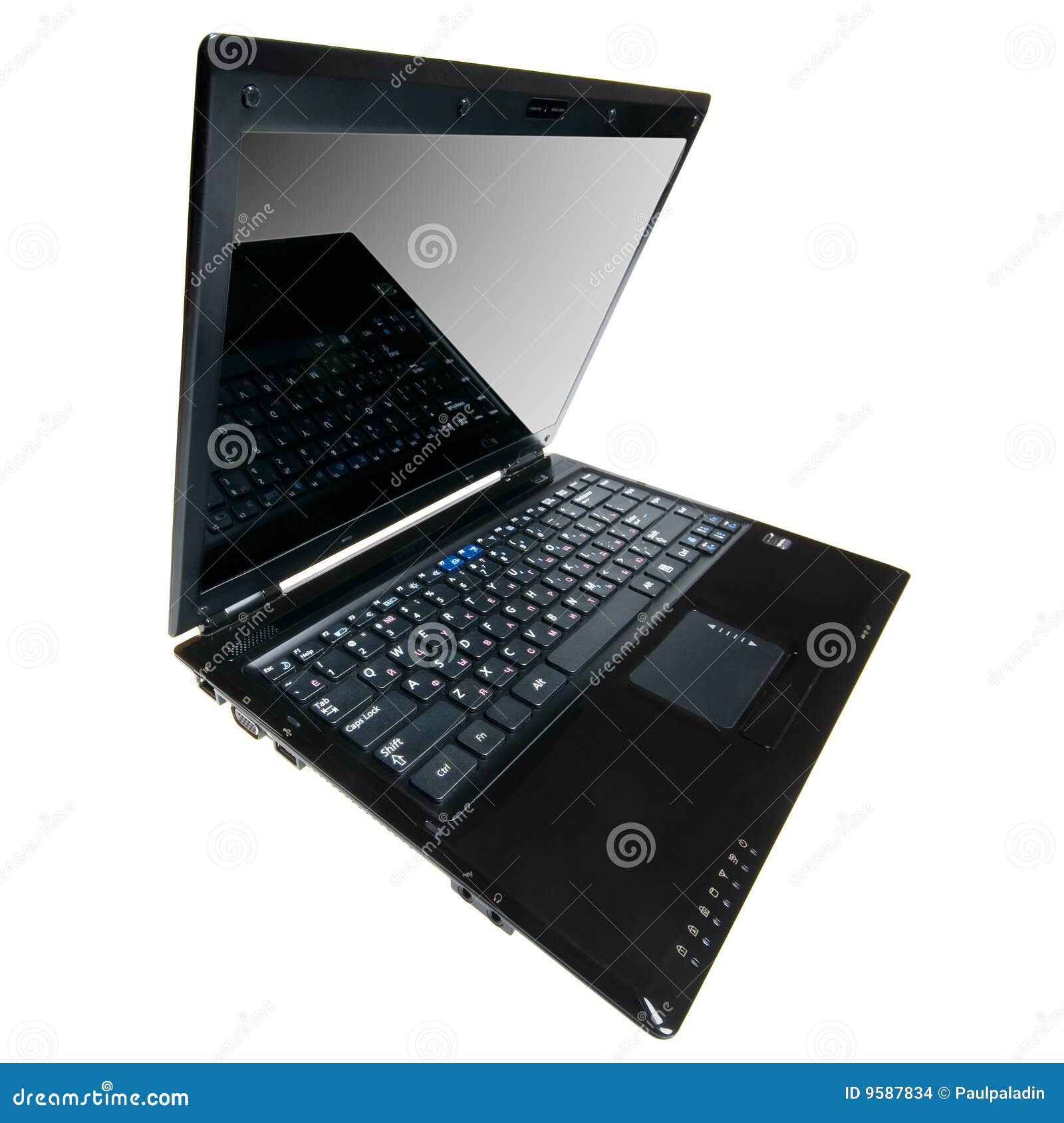 Open laptop notebook stock photo. Image of path, open - 9587834