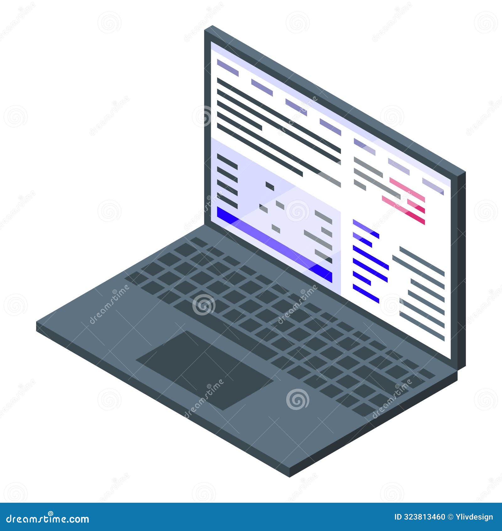 Open Laptop Showing Programming Code On Screen For Software Development