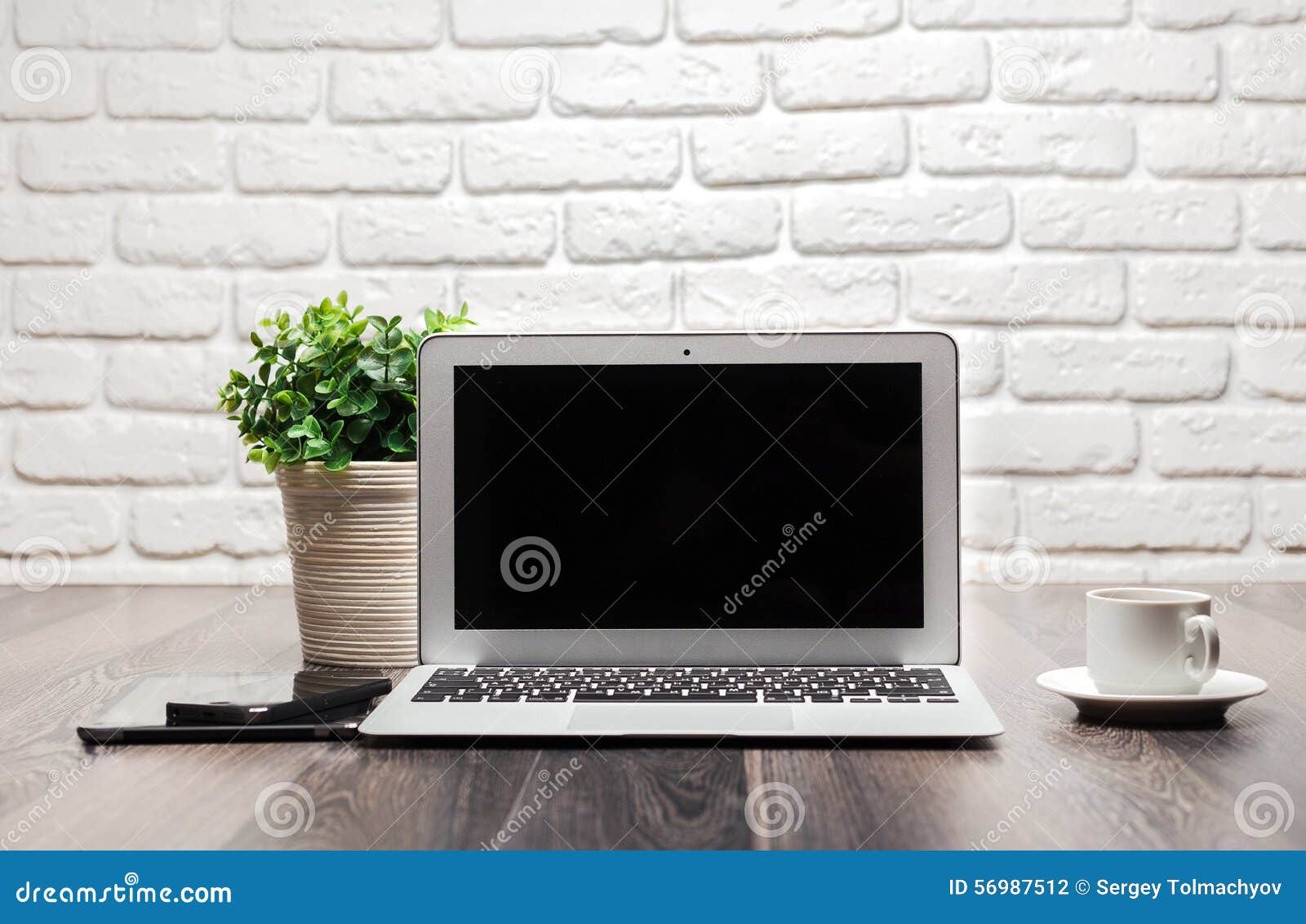 Open laptop editorial photography. Image of isolated - 56987512