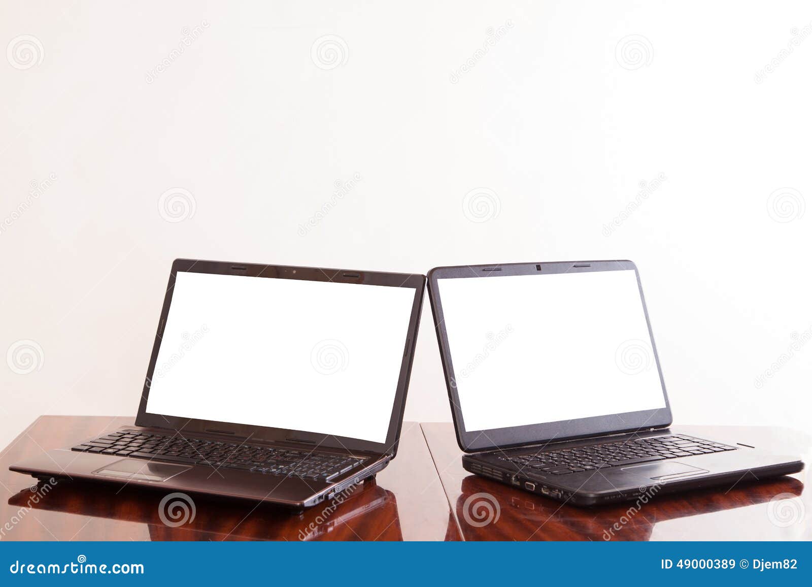 Open laptops stock image. Image of type, multimedia, office - 49000389