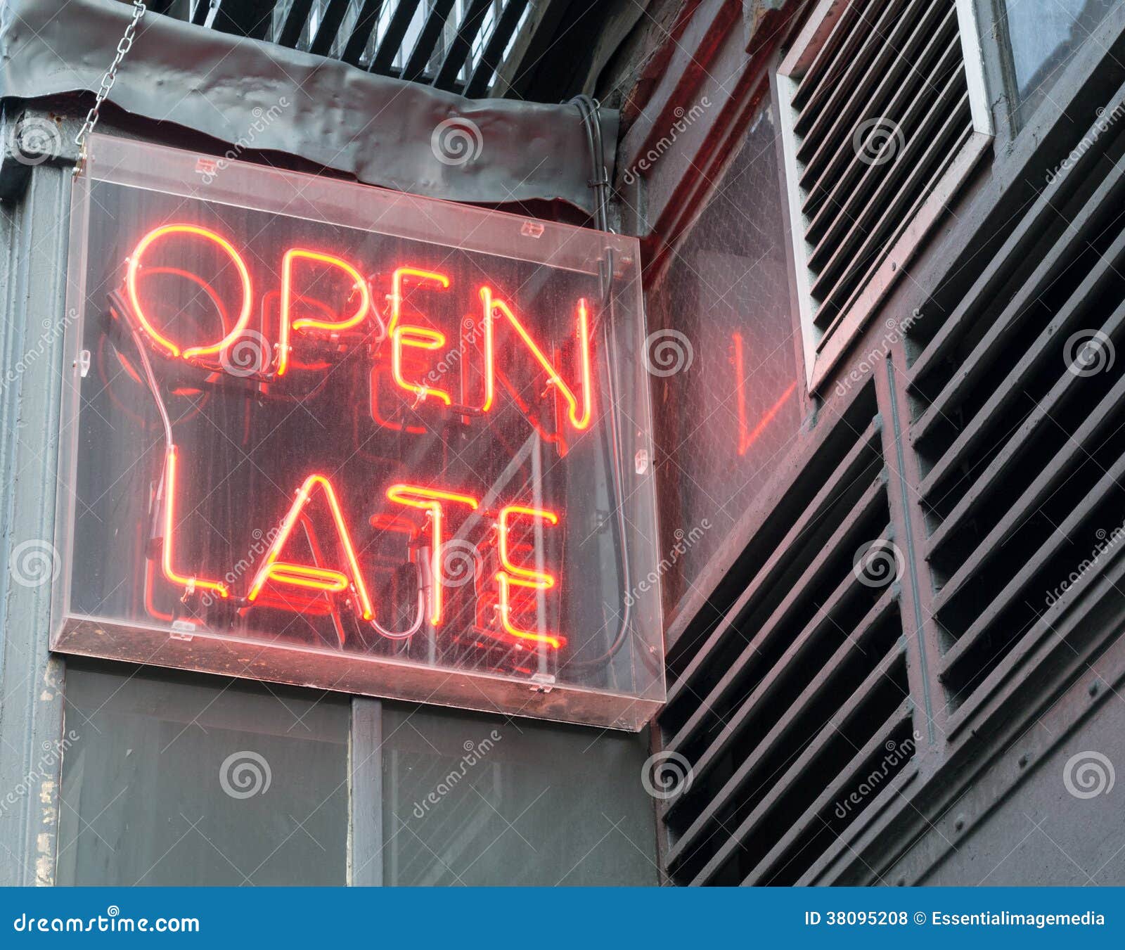 Open Late Sign (1) stock photo. Image of nightclub, glow - 38095208