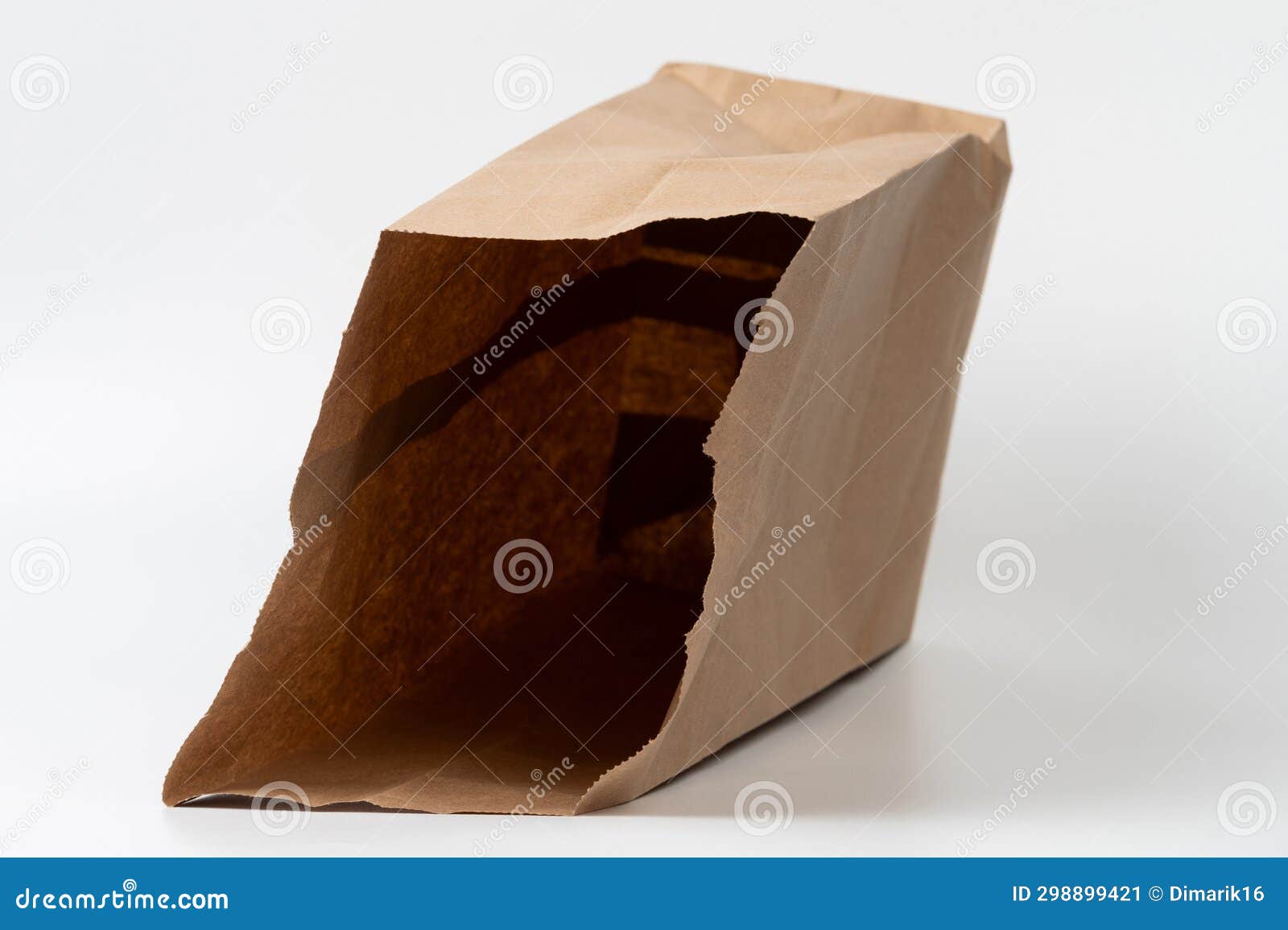 Open laying paper bag stock image. Image of disposable - 298899421
