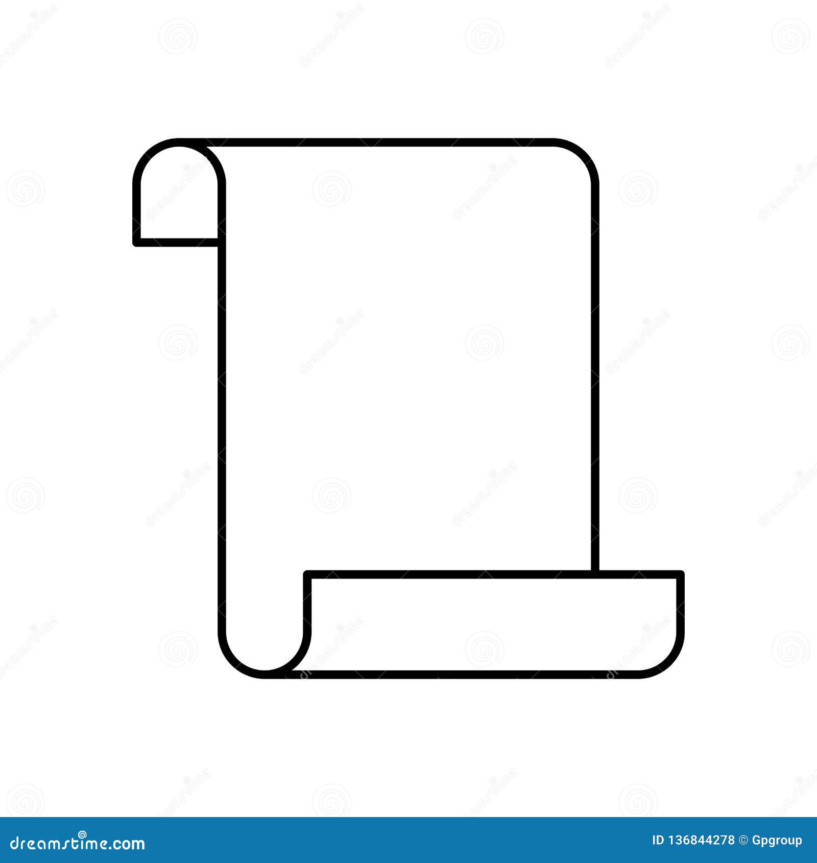 Open letter isolated icons stock vector. Illustration of card - 136844278