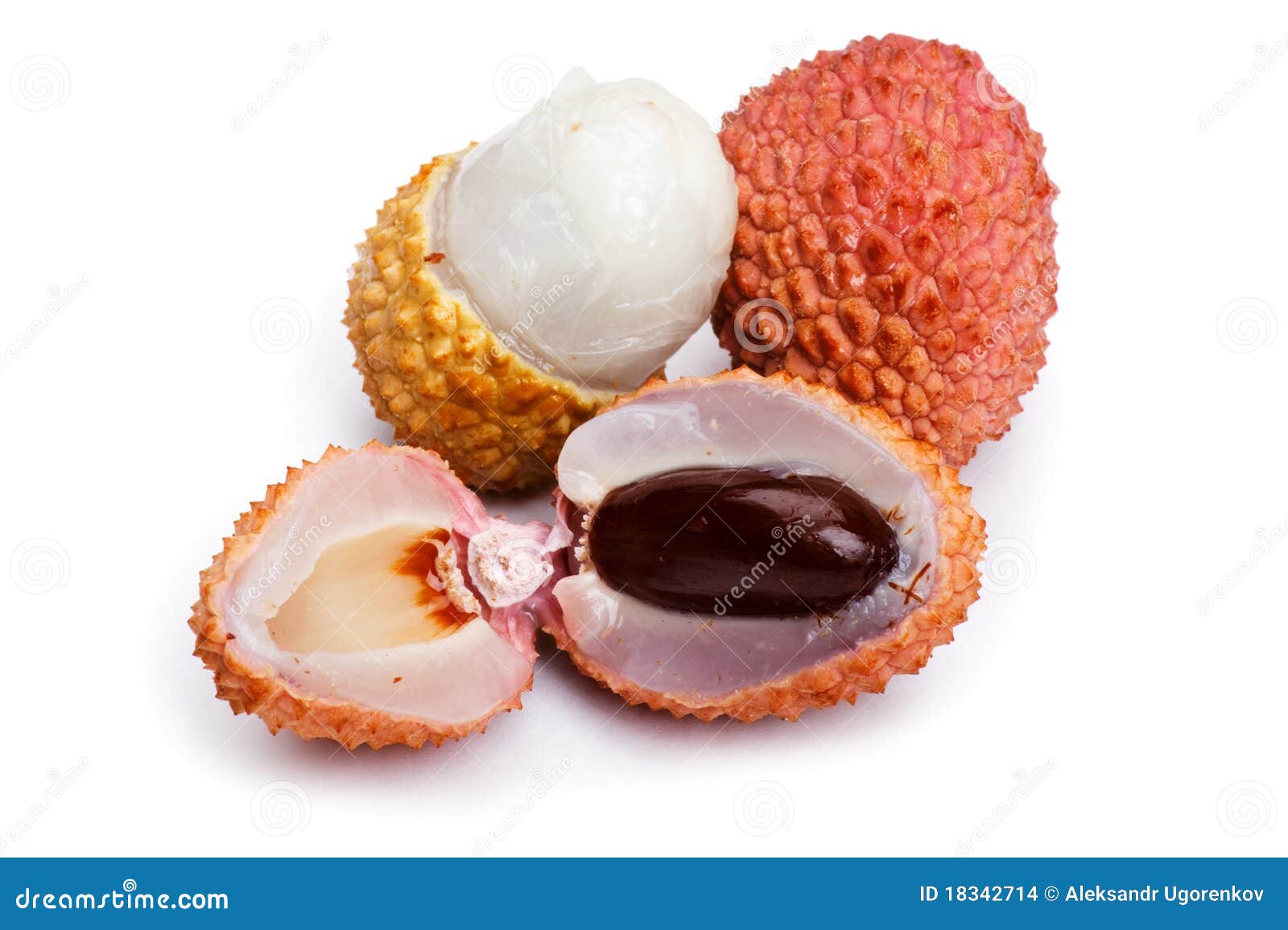 Open lichee stock photo. Image of leechee, vitamin, litschi - 18342714