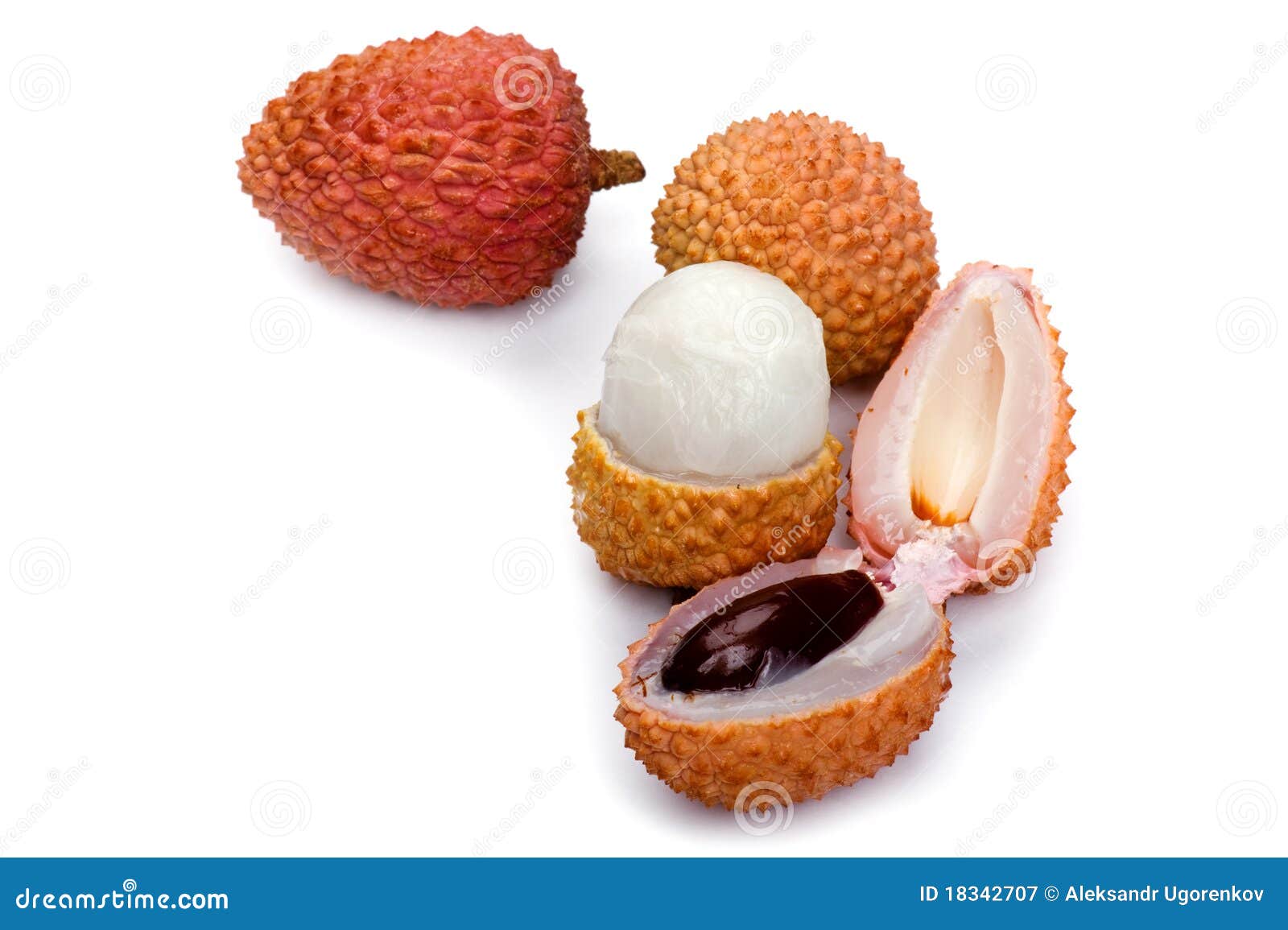 Open lichee macro stock image. Image of gourmet, refreshment - 18342707