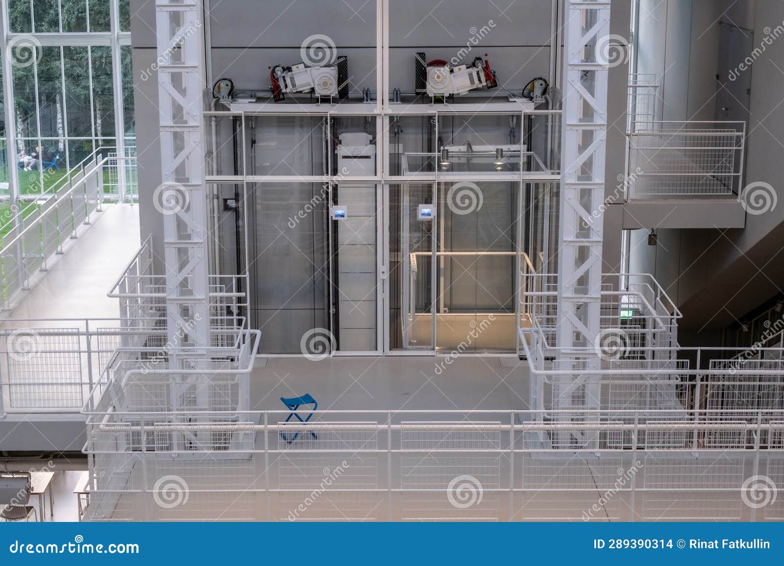 Open lift system stock photo. Image of panel, moving - 289390314
