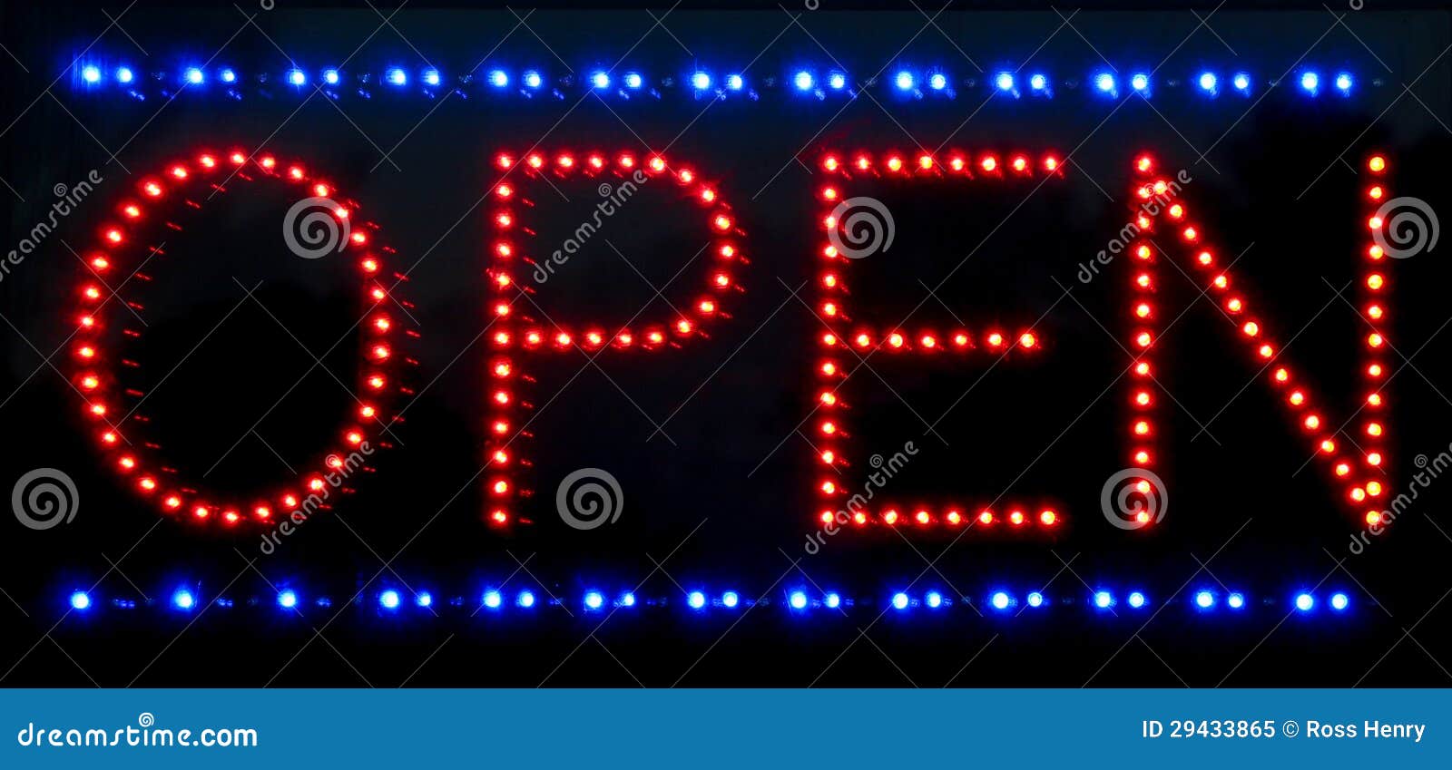 Open Lights stock image. Image of informative, advertising - 29433865