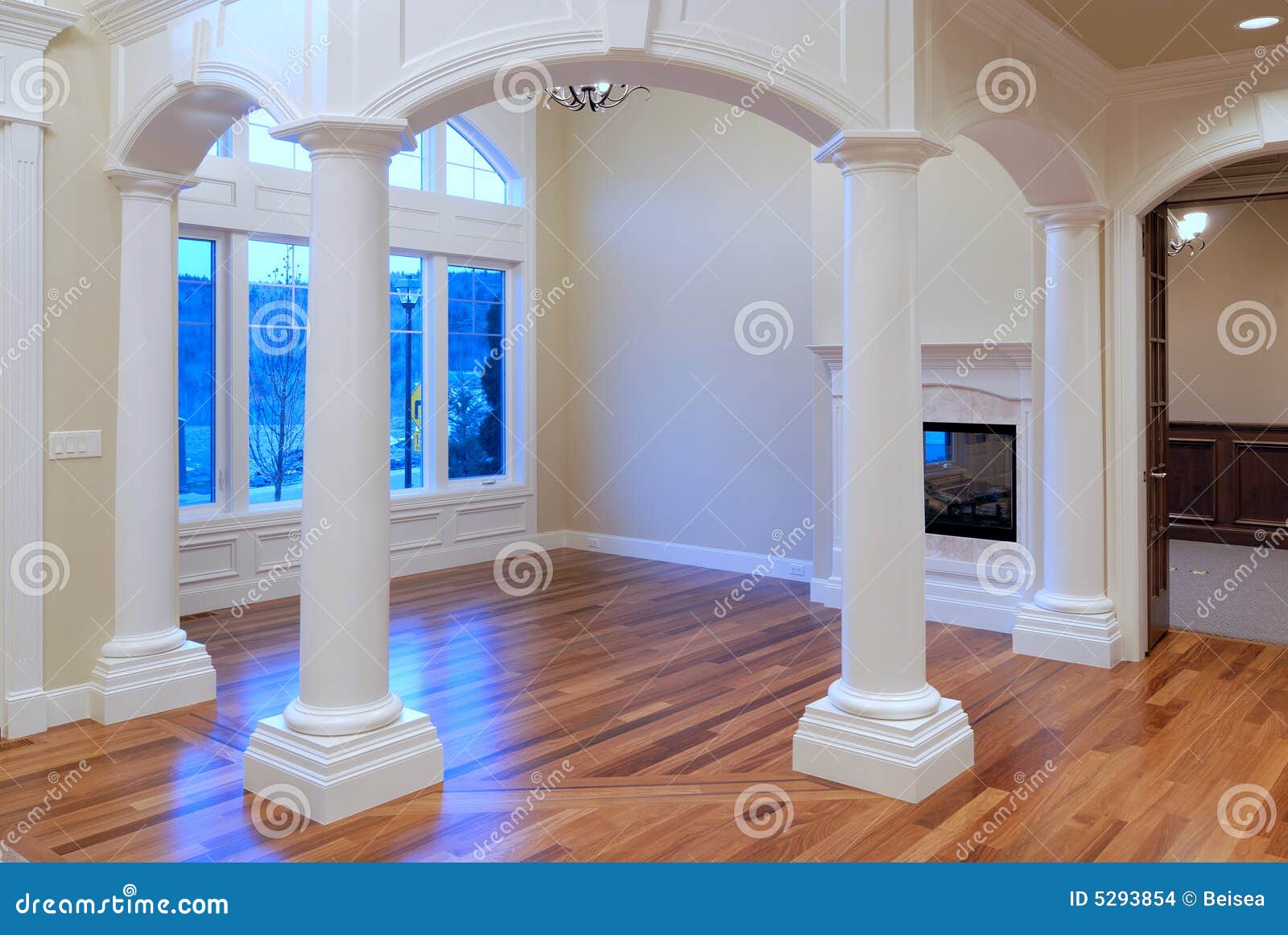 Open Living Room stock photo. Image of marble, real, large - 5293854