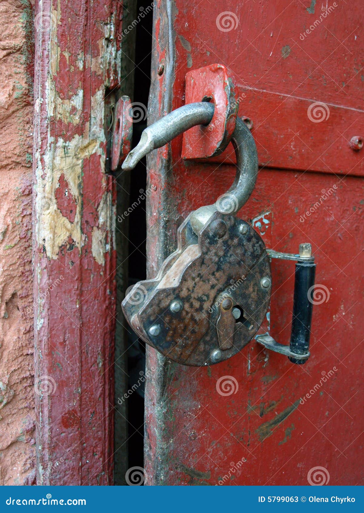 The open lock stock image. Image of grunge, distressed - 5799063