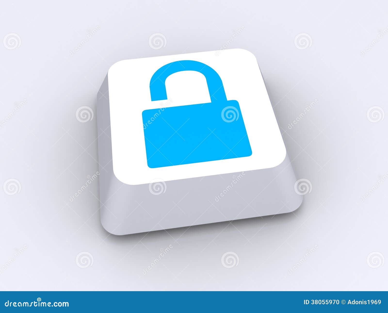 Open lock button or icon stock illustration. Illustration of clip ...